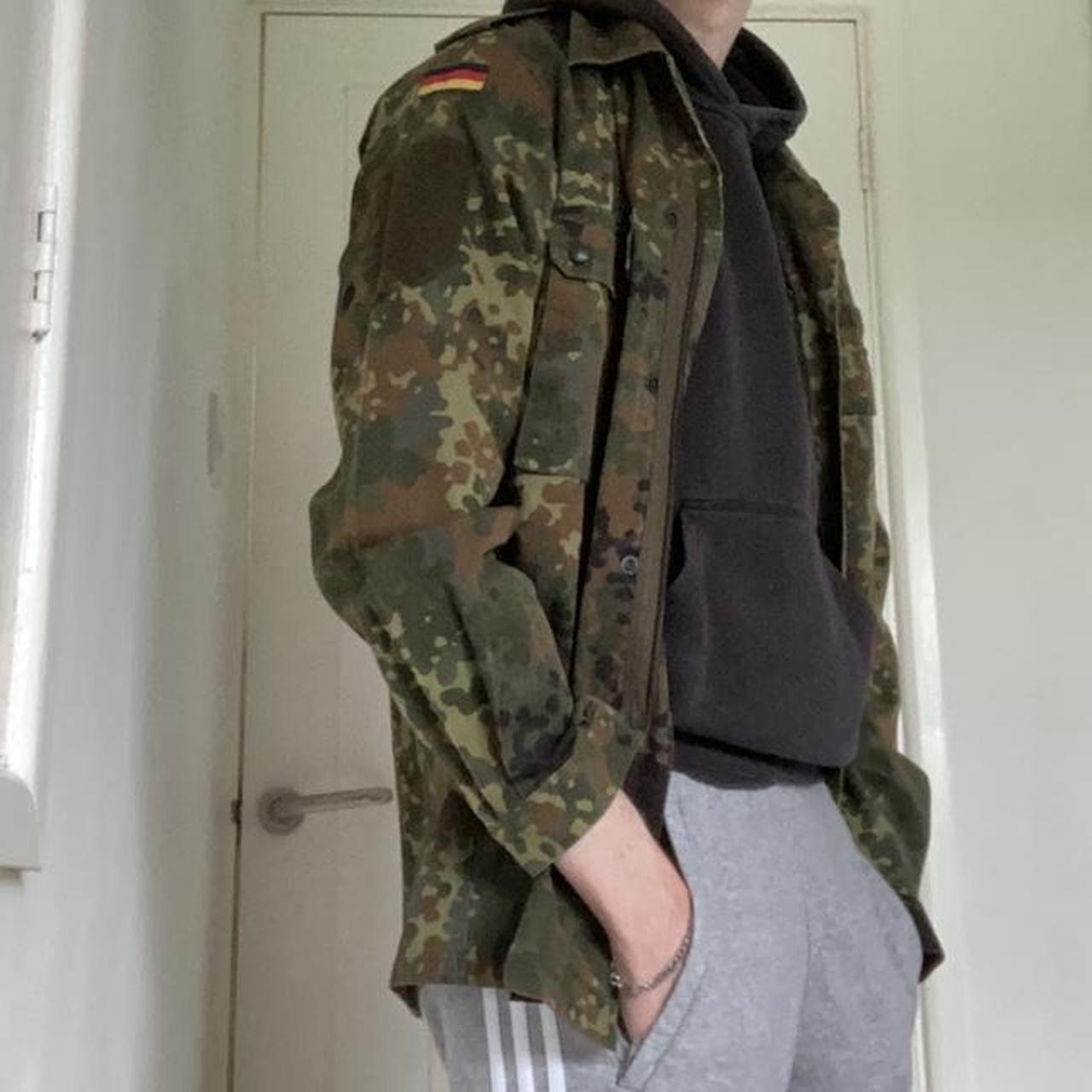Camo jacket (modern German army) Black, green and... - Depop