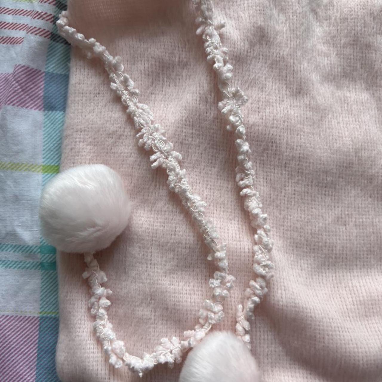 Liz Lisa pink cute top with Pom Pom straps croquette... - Depop