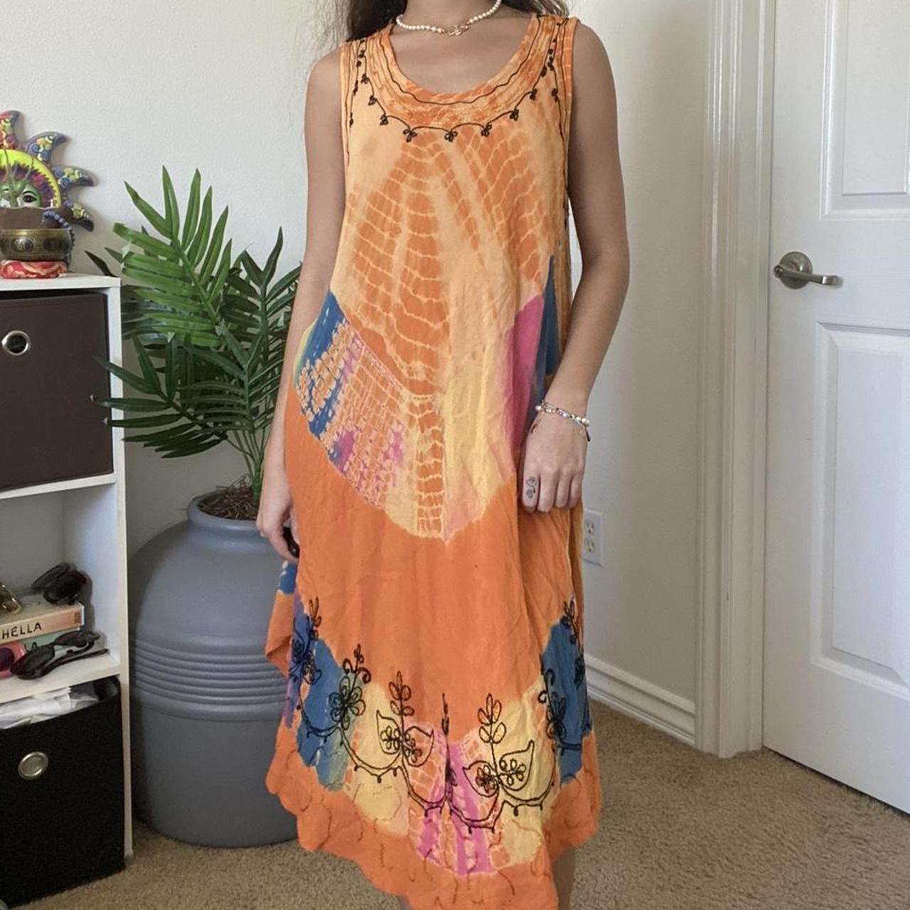 super cute and fun summer dress 🔆💛 super cute tye... - Depop