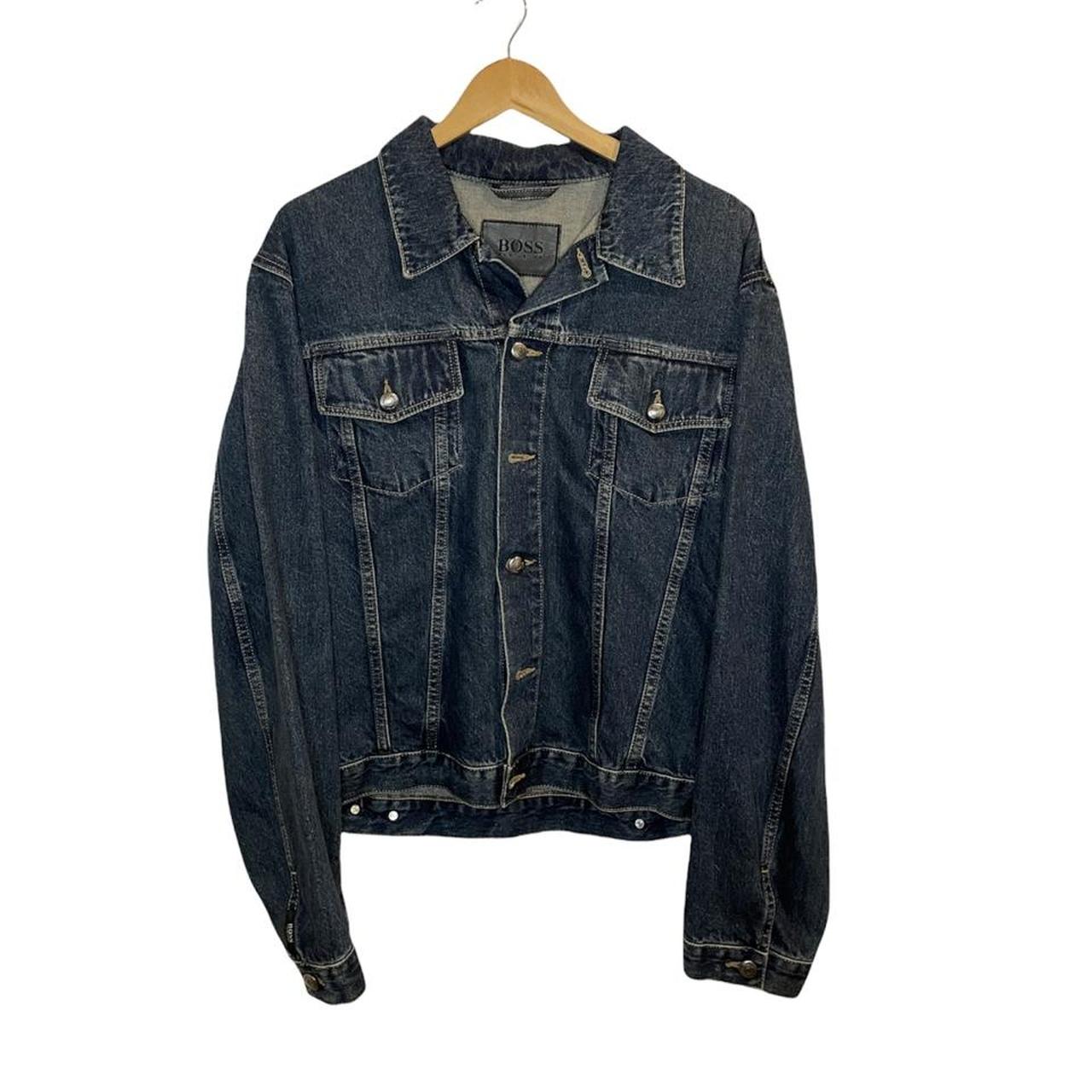 Item: Hugo Boss denim jacket Size: M Length:... - Depop
