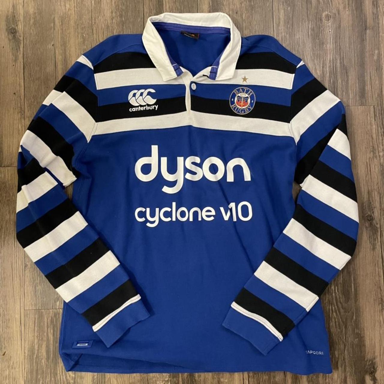 Bath Rugby Jersey Large P2P: 22 in Length: 29... - Depop