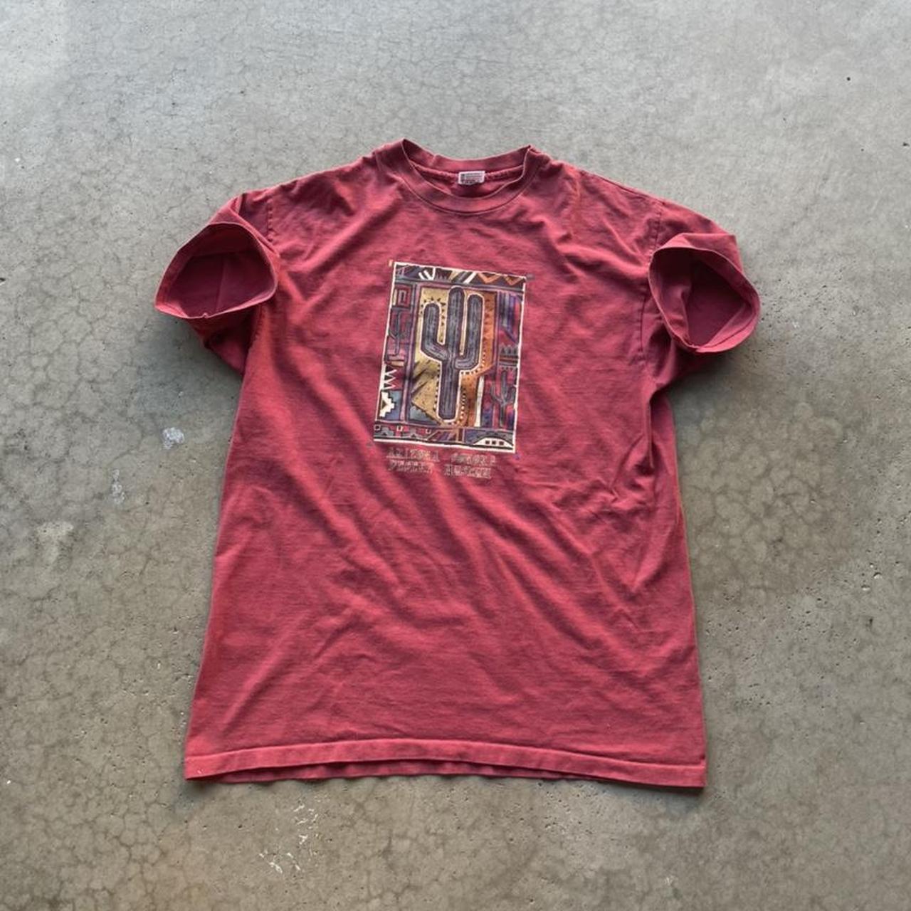 American Vintage Men's Red T-shirt | Depop