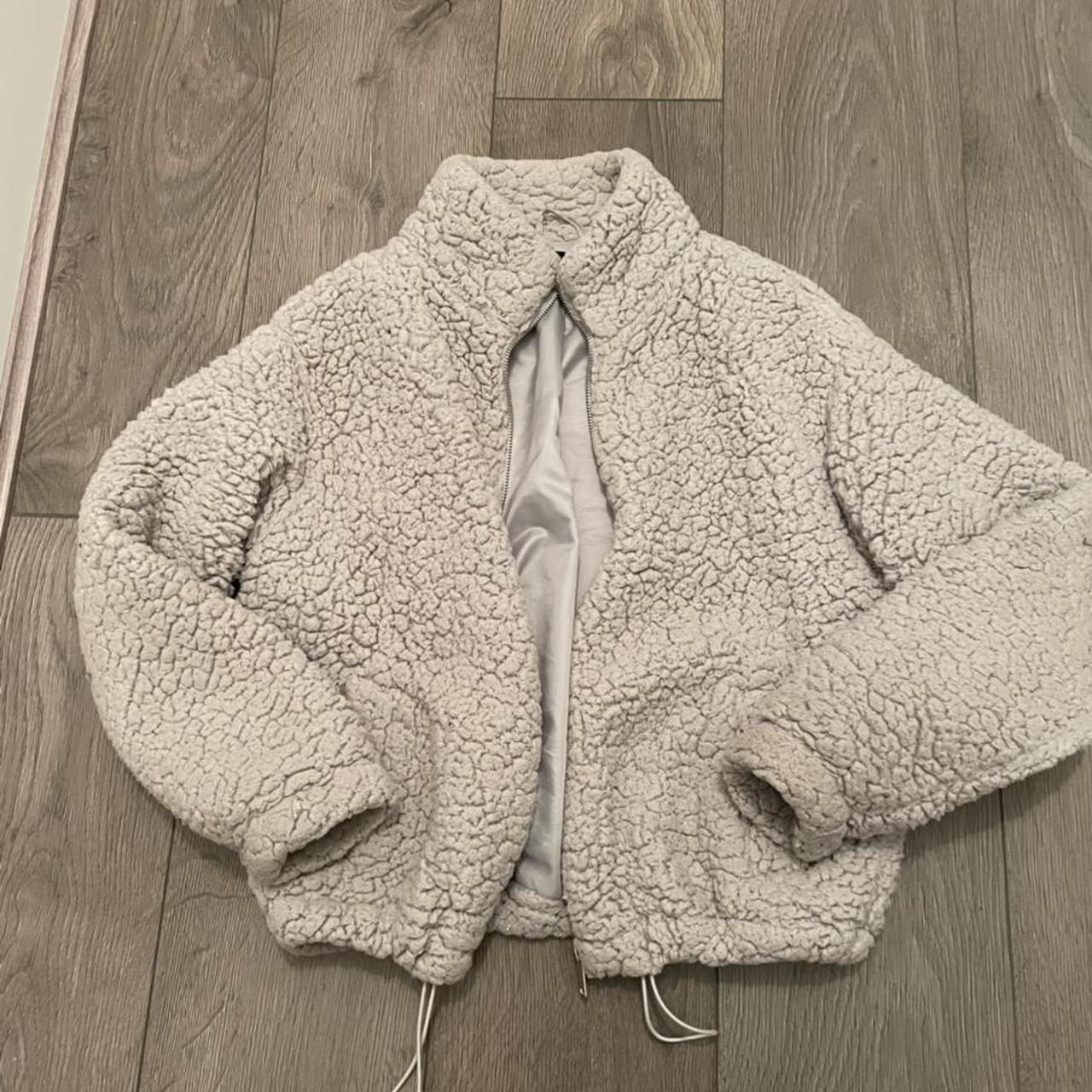 New look teddy bear coat Bought for 25 Would fit... - Depop