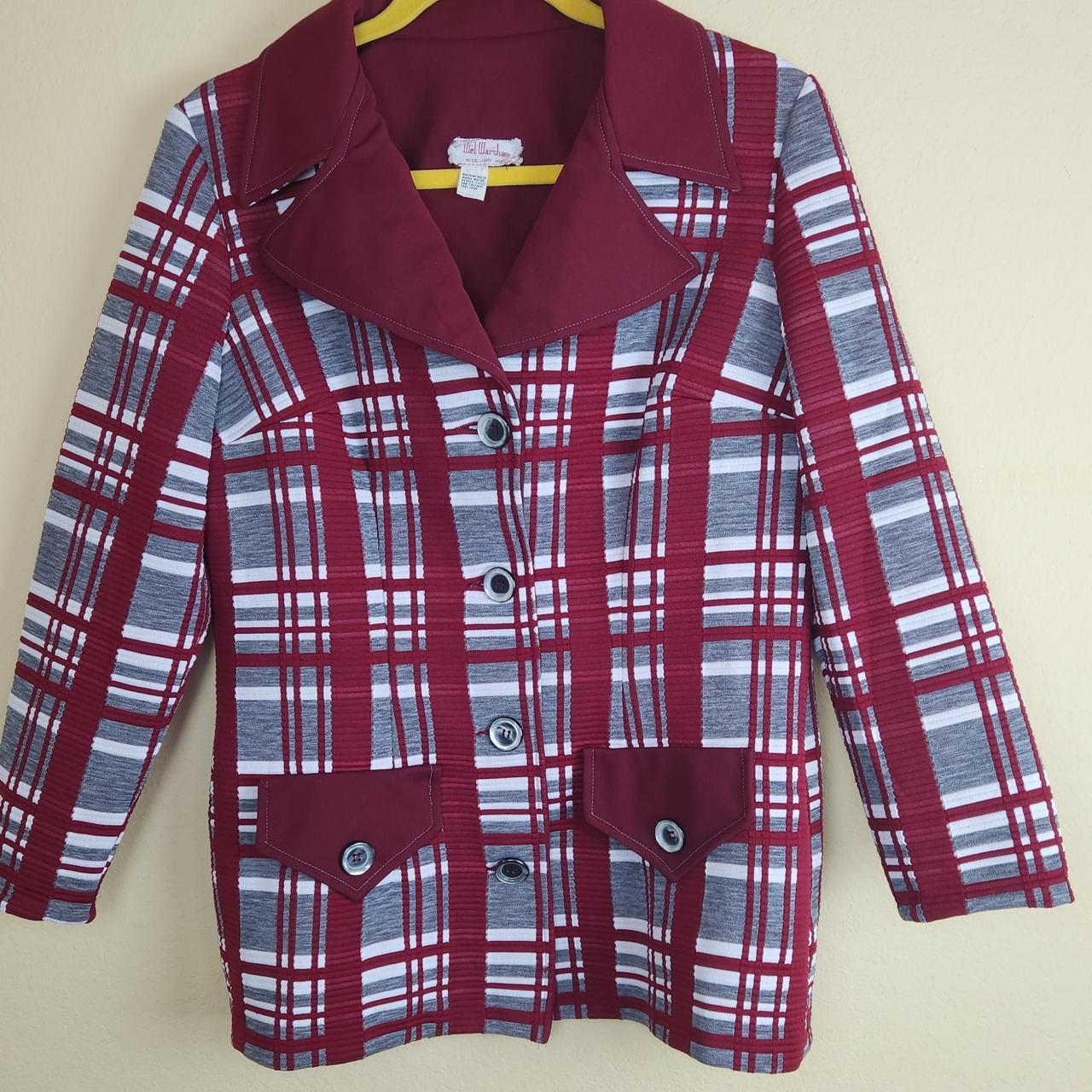 Vintage Mel Warshaw Miss Jane Miami Blazer #ribbed... - Depop