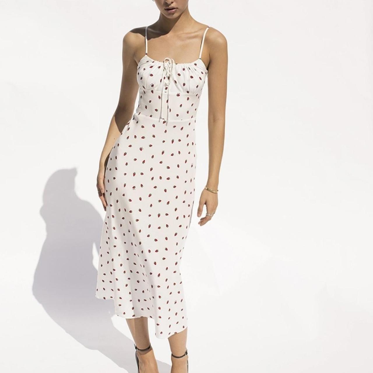 REALISATION PAR / alba dress (white... - Depop