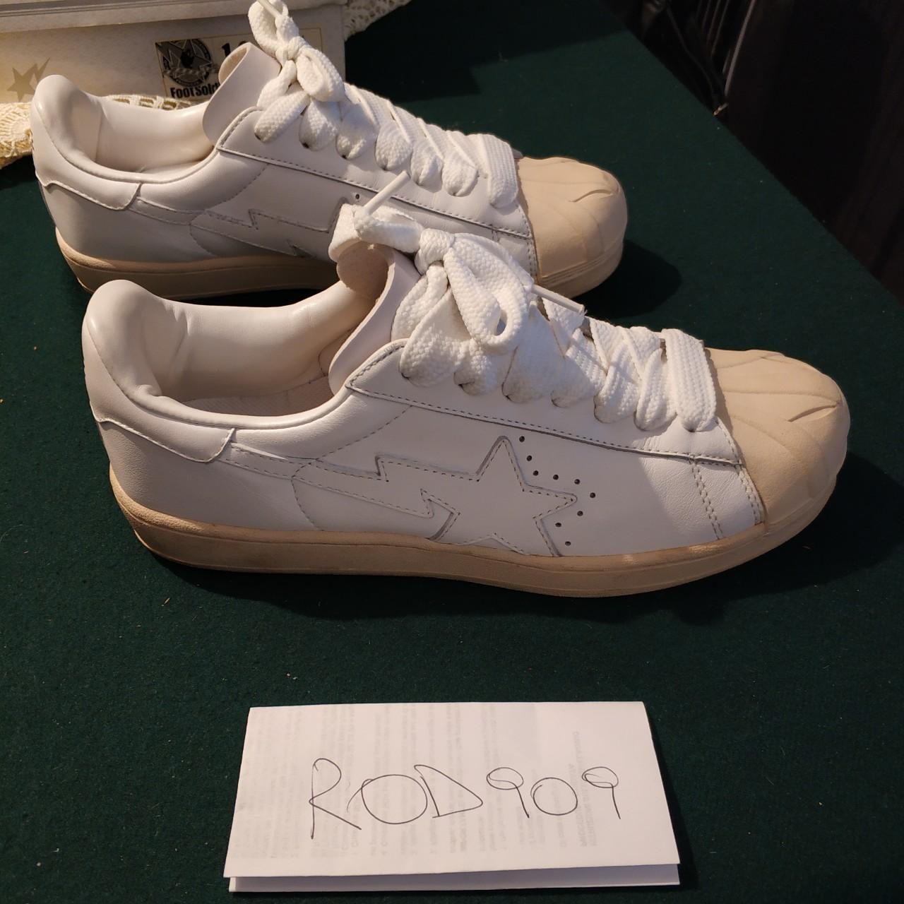 Bape Skullsta All White 12us Depop