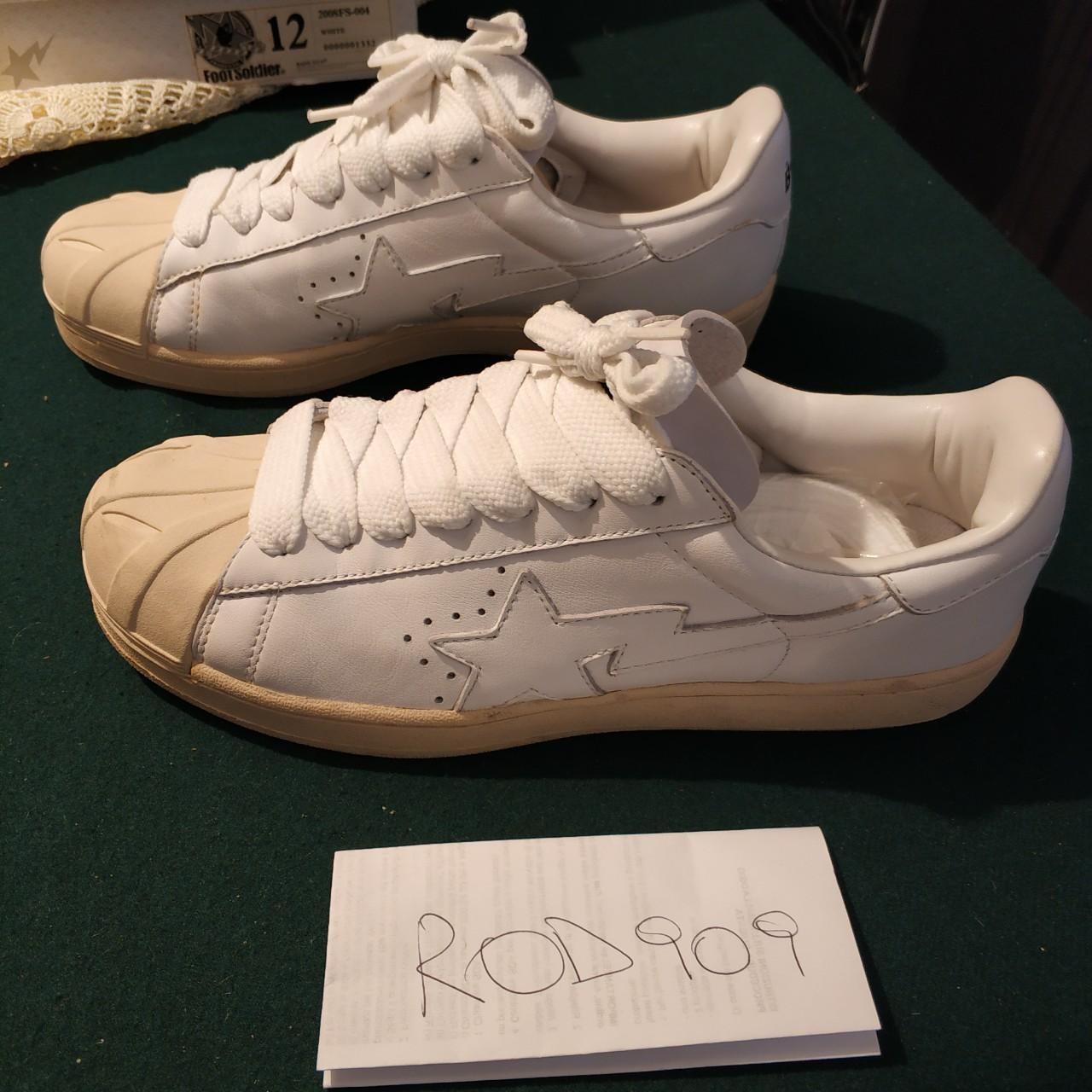Bape Skullsta All White 12us Depop