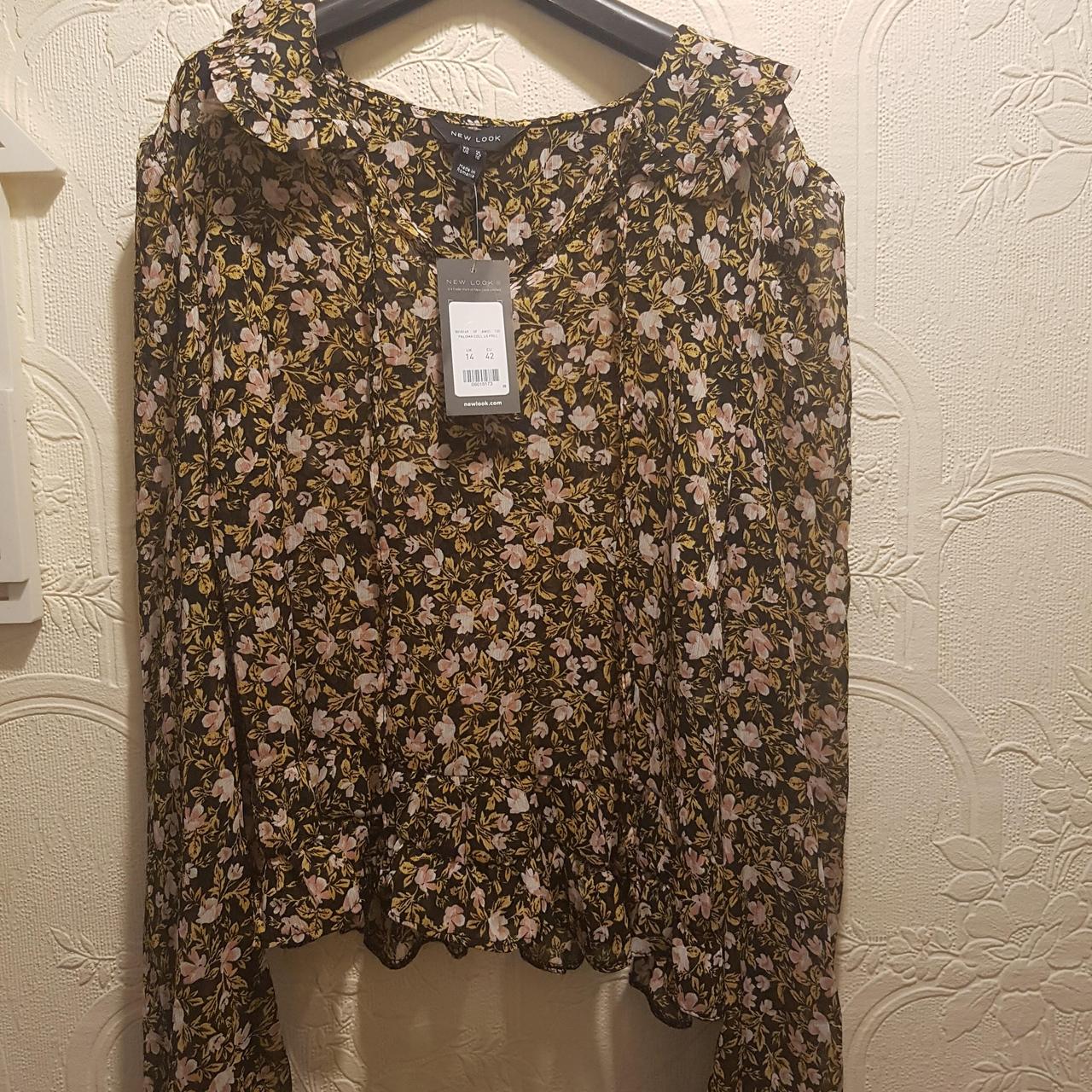 New Look Womens Floral Top Depop