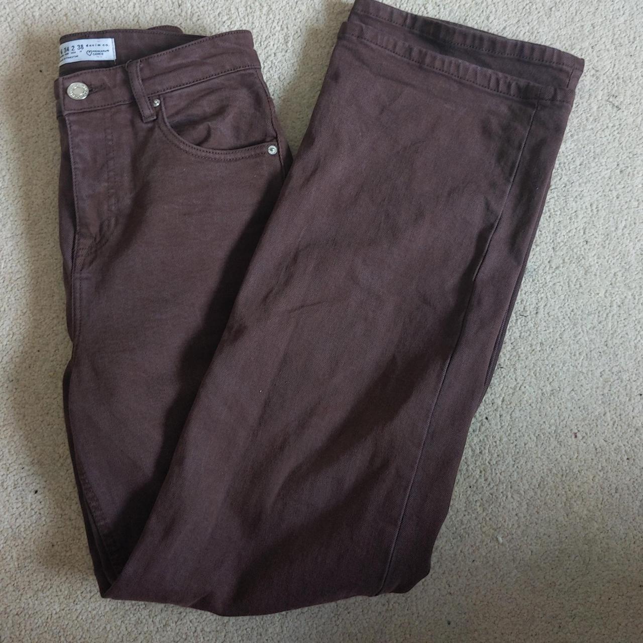 Size : 6 High waisted , straight leg jeans Just... - Depop