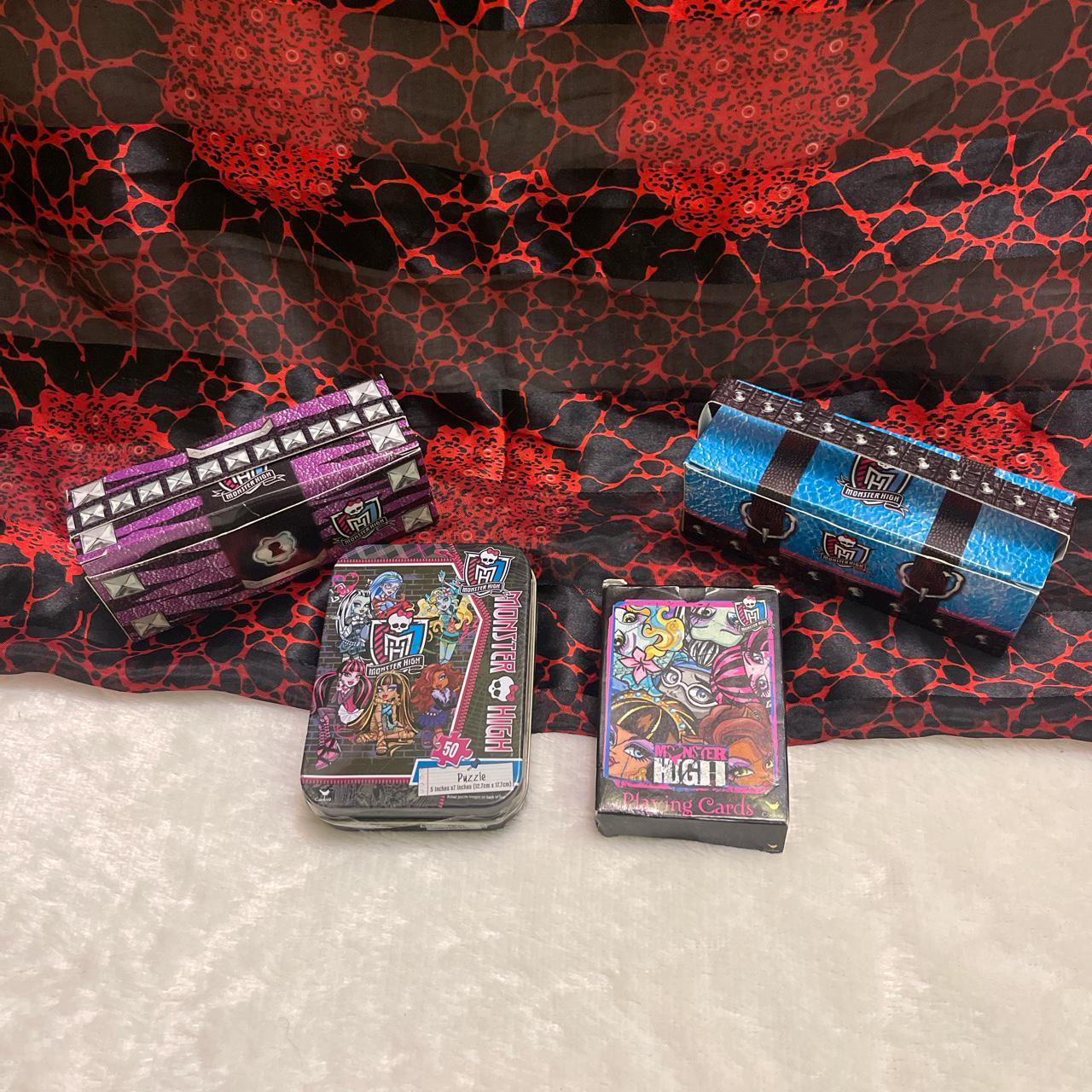 Monster high 4 items playing cards, puzzle (50 pcs)... - Depop