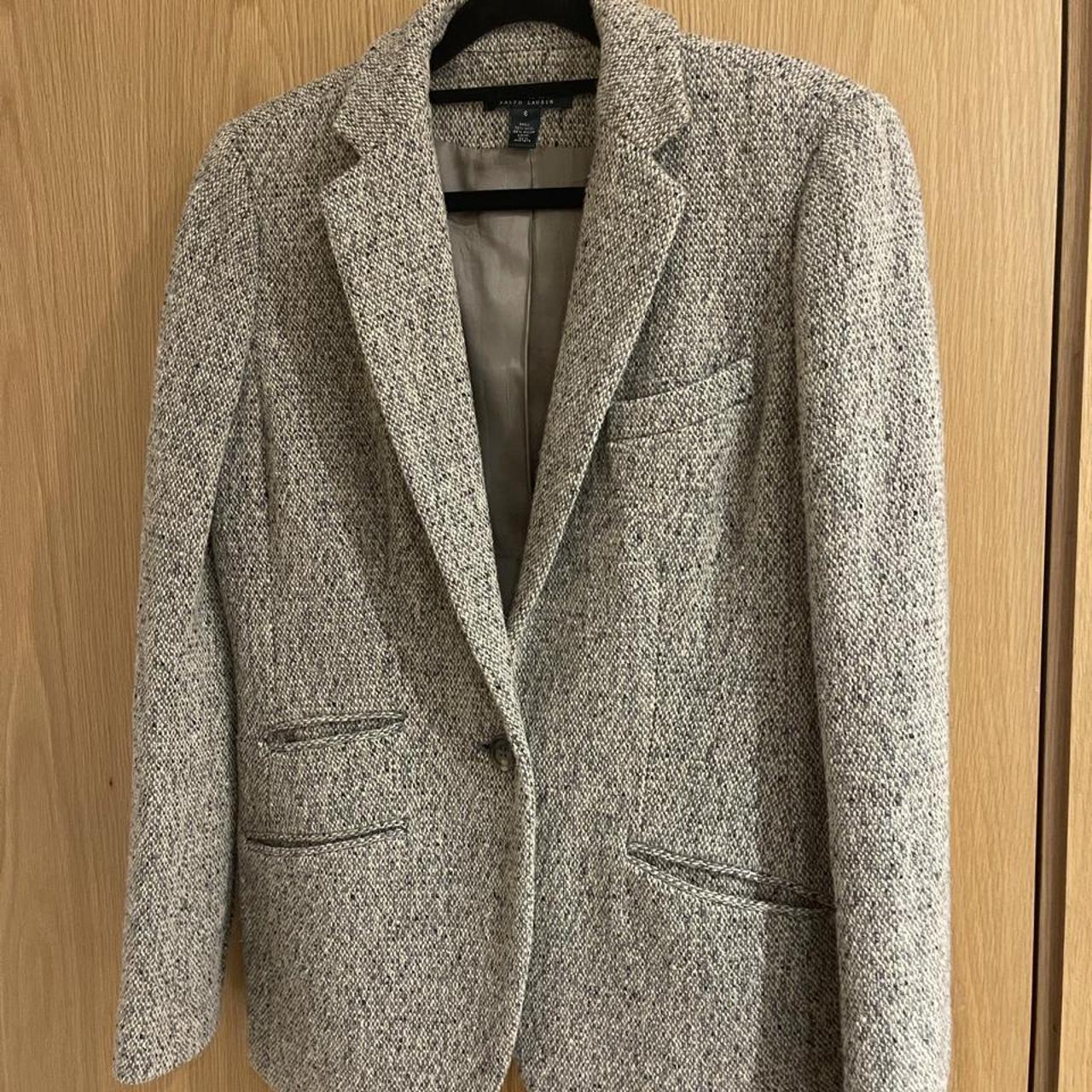 Women’s Ralph Lauren tweed blazer Size 6 Beautiful... - Depop