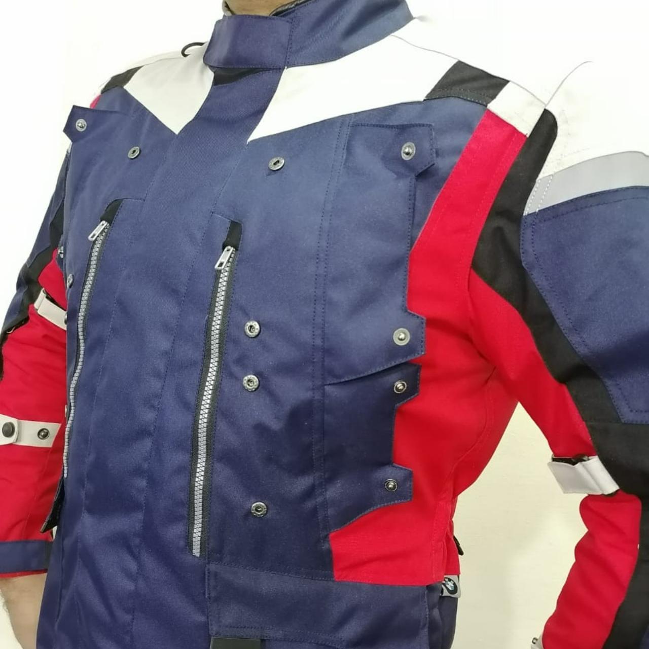 BMW Motorrad Rallye Navy Blue/Red Jacket Men’s... - Depop