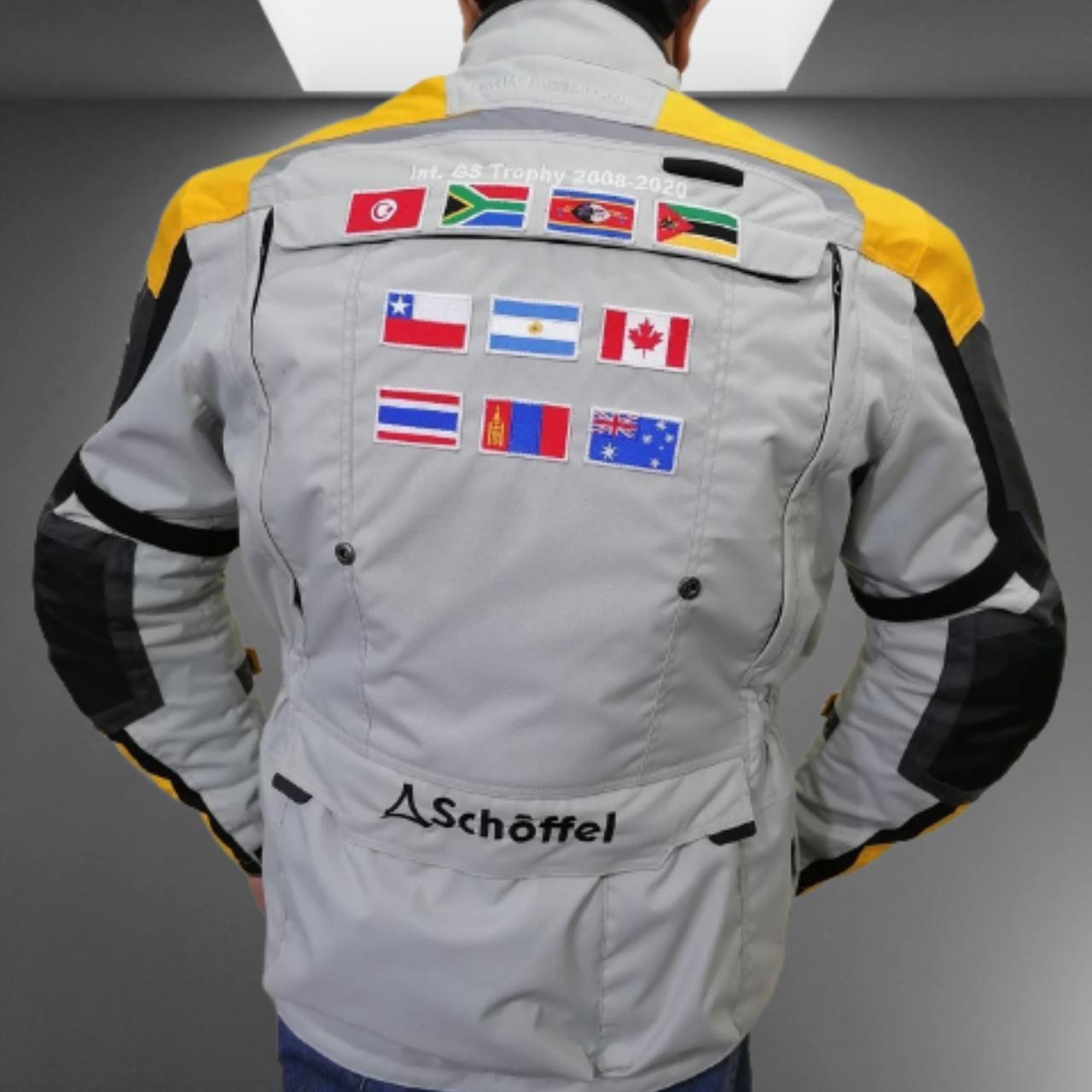 Men's Grey and Yellow Jacket | Depop