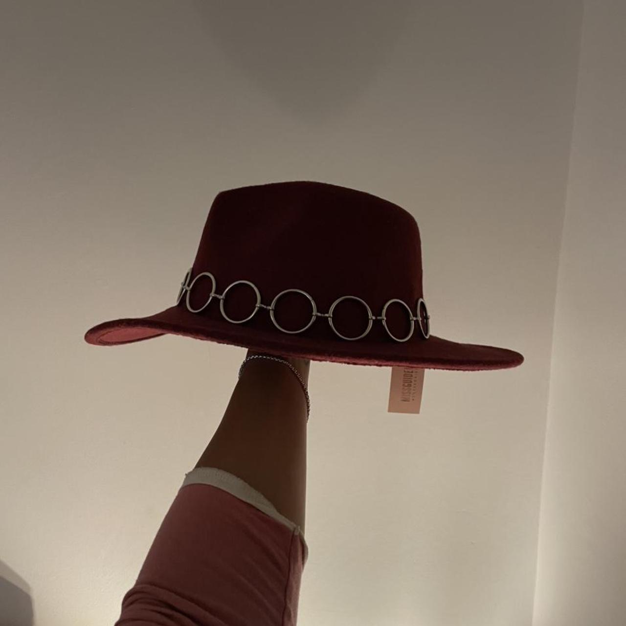 Red winter fedora hat. Tags still on never worn - Depop