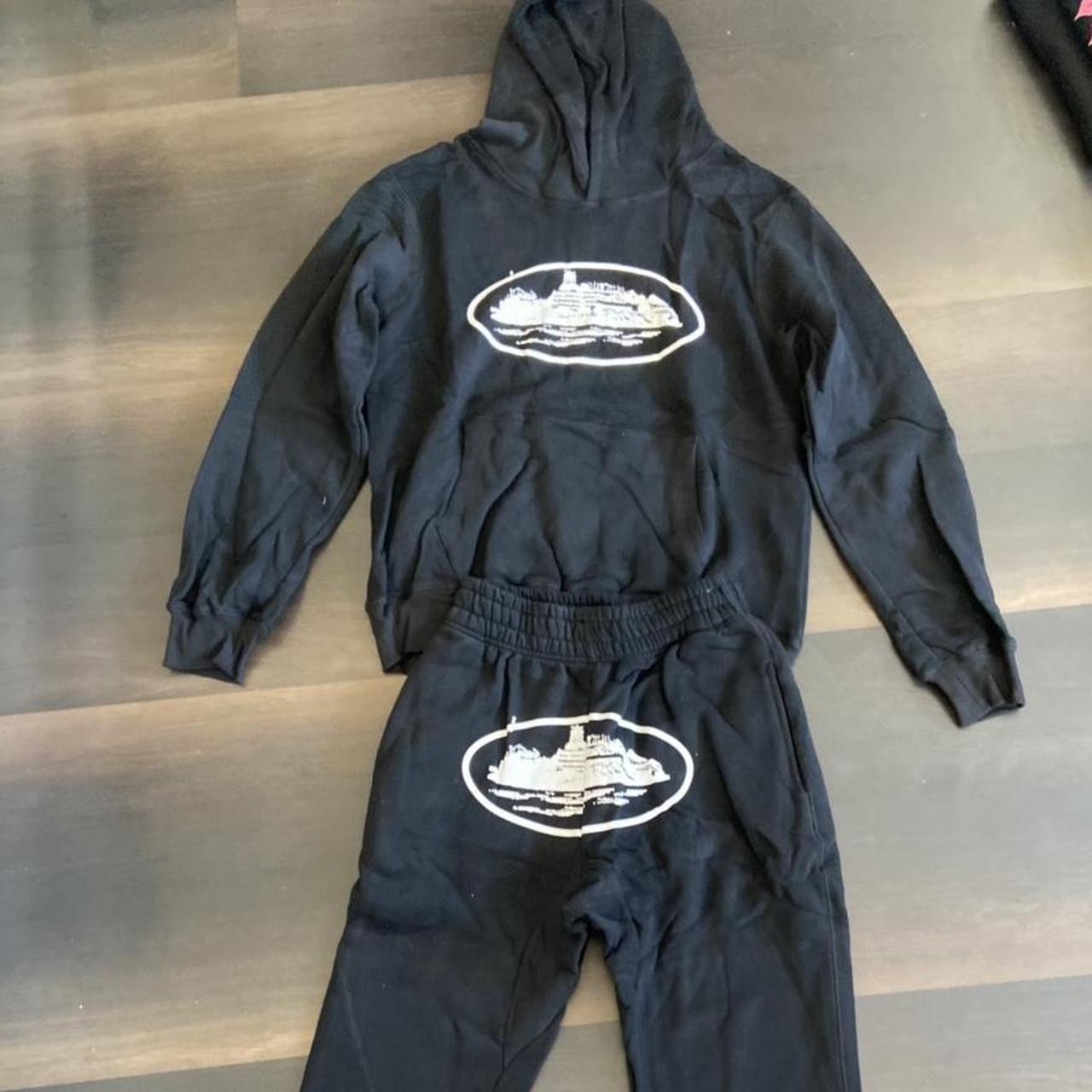 Corteiz Alcatraz Black Tracksuit Size S & M £300... - Depop