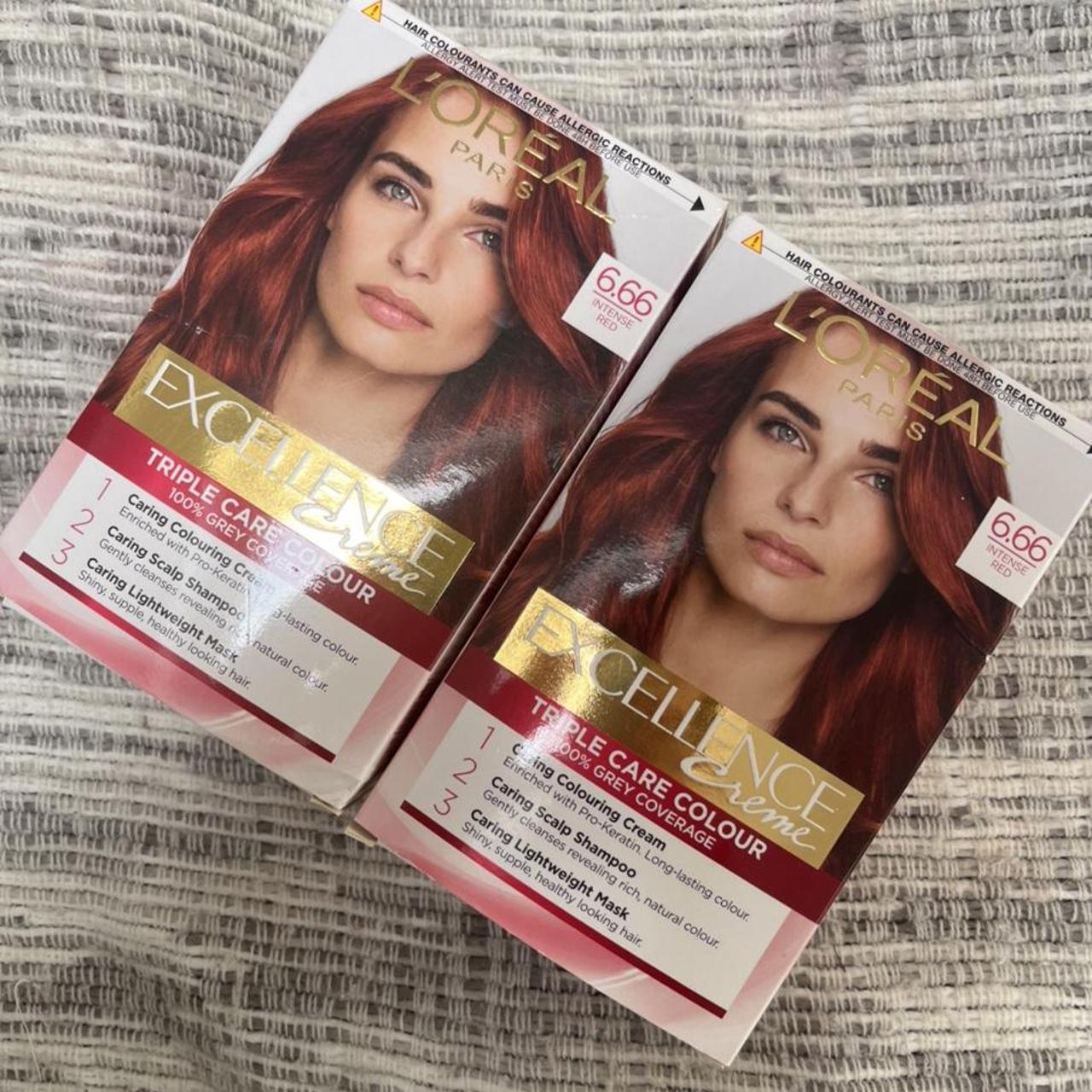L'Oreal Excellence Creme Permanent Triple Hair... - Depop