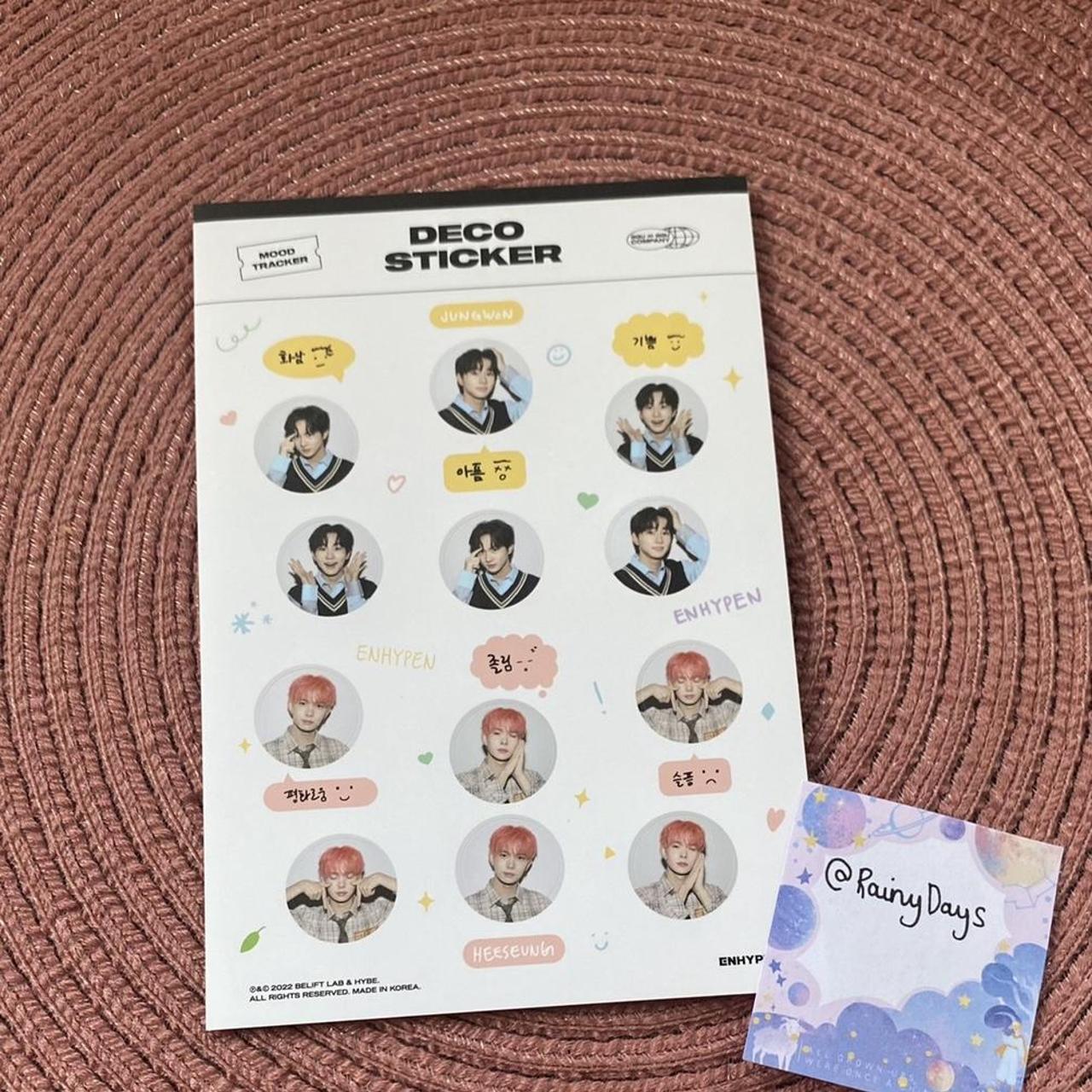 ENHYPEN 2022 GGU Pack Sticker sheet💗 Everything is... - Depop