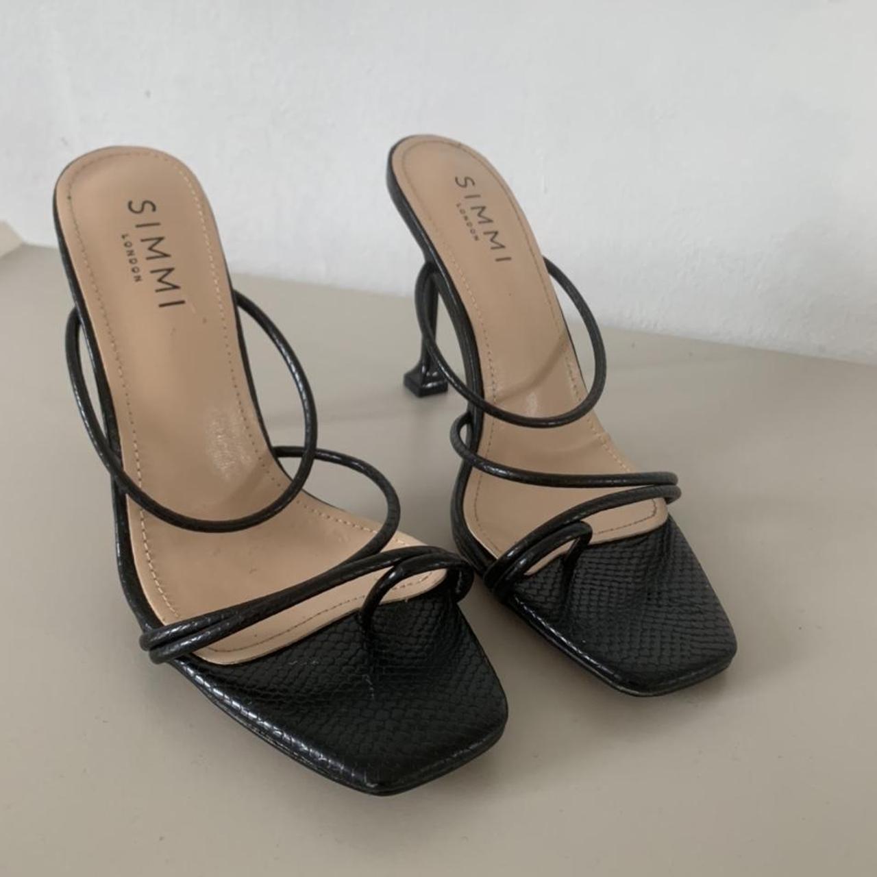 Simmi Snakeskin Mule Heels Brand new never worn Out... - Depop