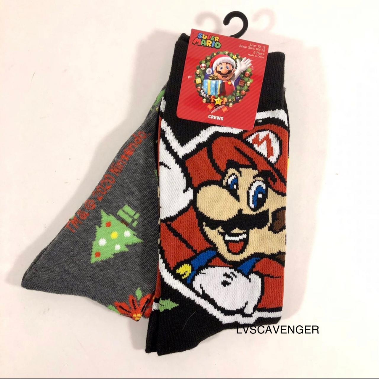 Nintendo Men's Grey Socks | Depop