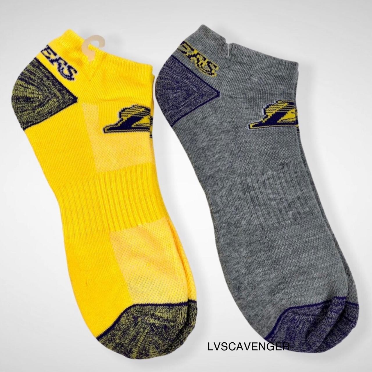 Los Angeles Lakers Ankle Socks 2-pair Size Large! ... - Depop
