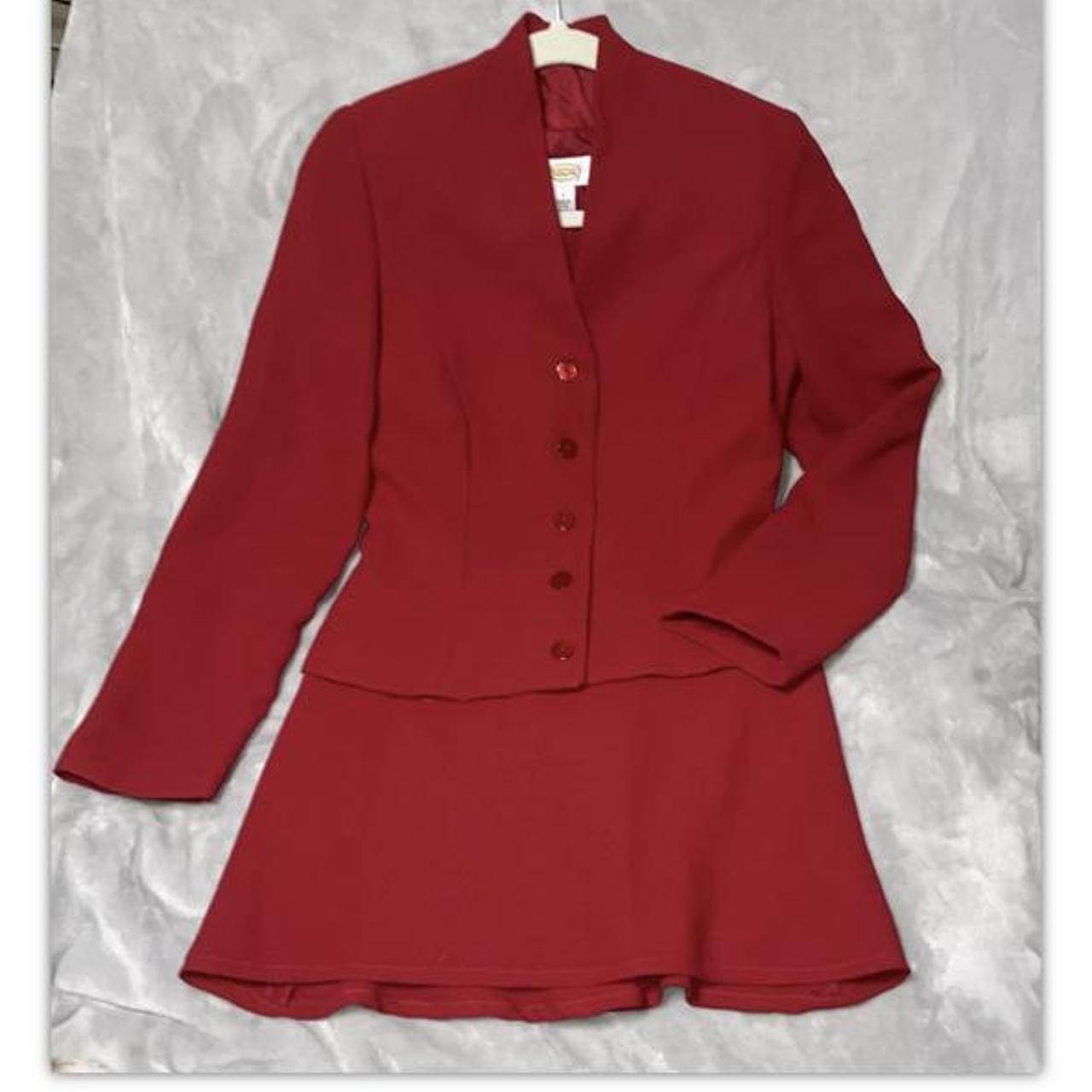 Talbots Women's Red Suit | Depop