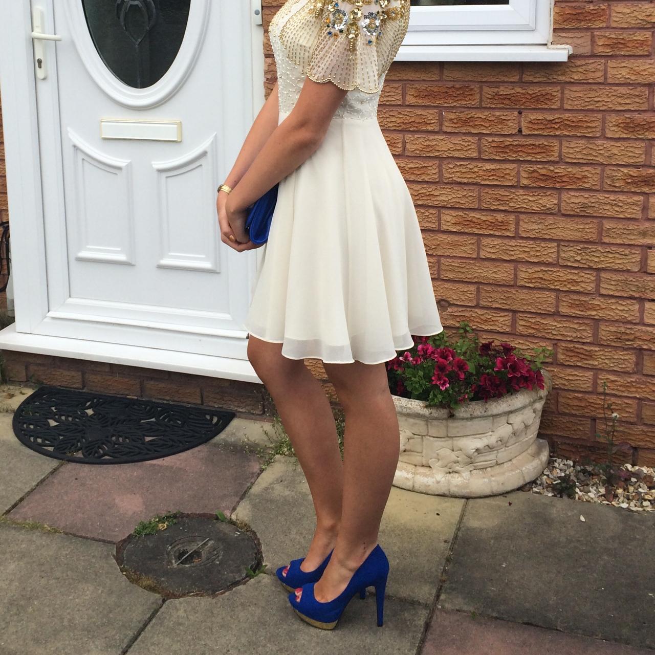 MAKE ME OFFERS Jessica Simpson, Cobalt blue peep... - Depop