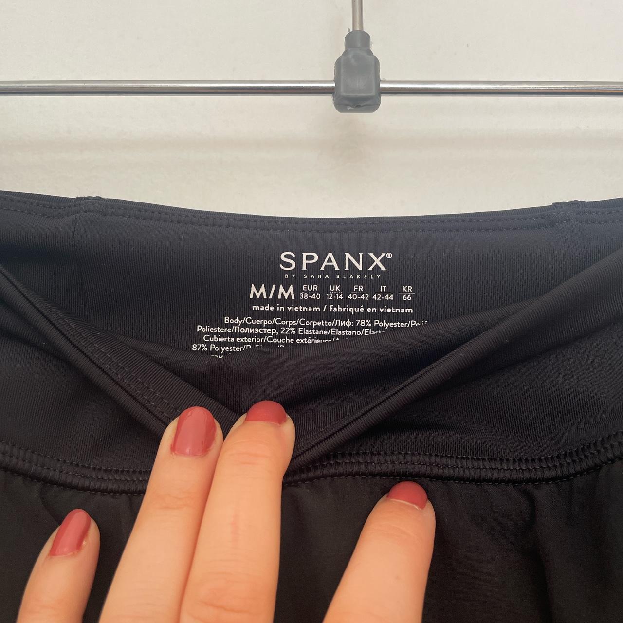 Spanx Women's Black Skirt | Depop