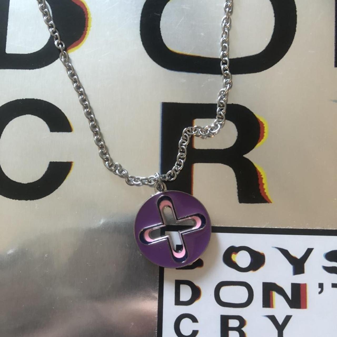 ️Purple homemade Frank Ocean Homer plus chain and... - Depop