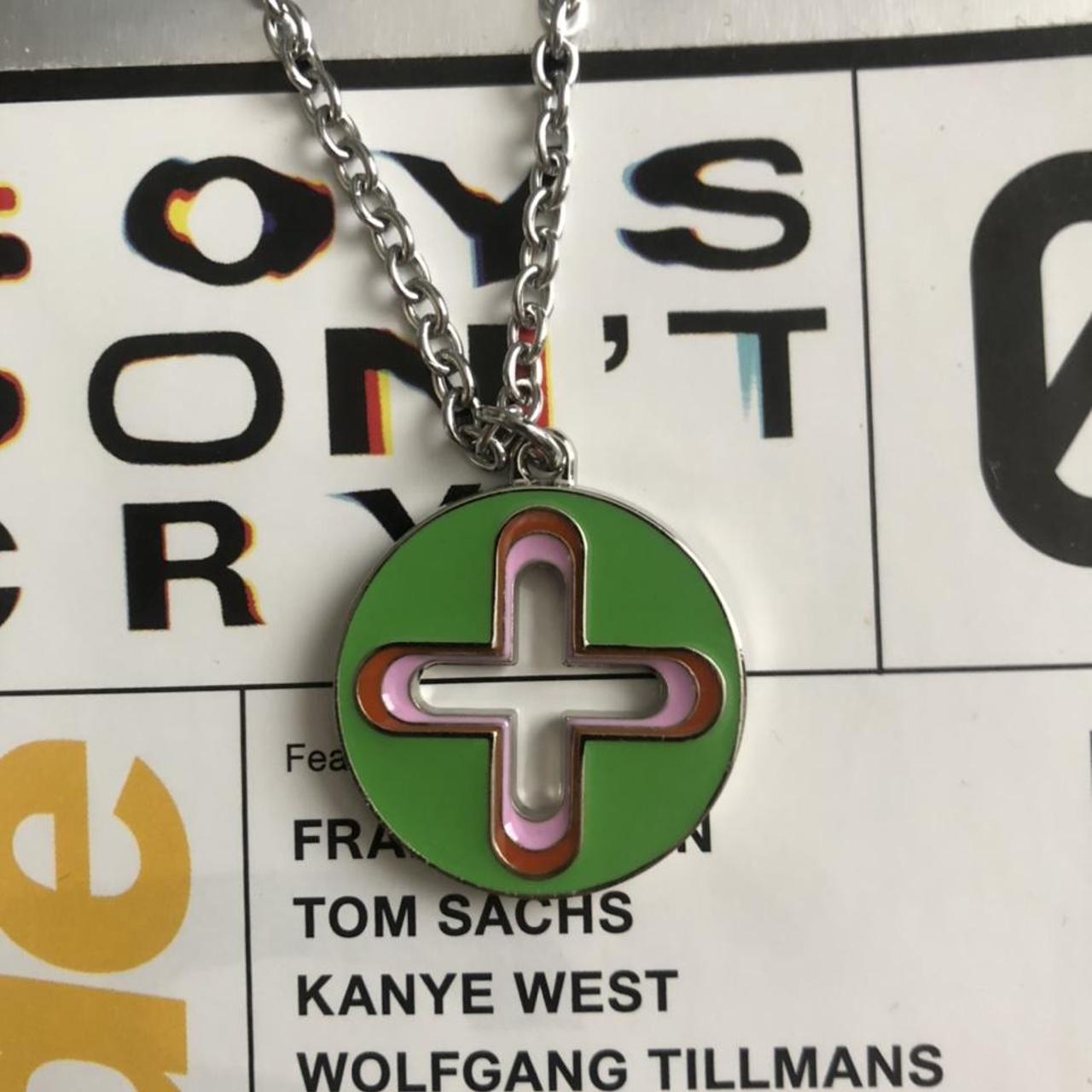 ️Green homemade Frank Ocean Homer plus chain and... - Depop