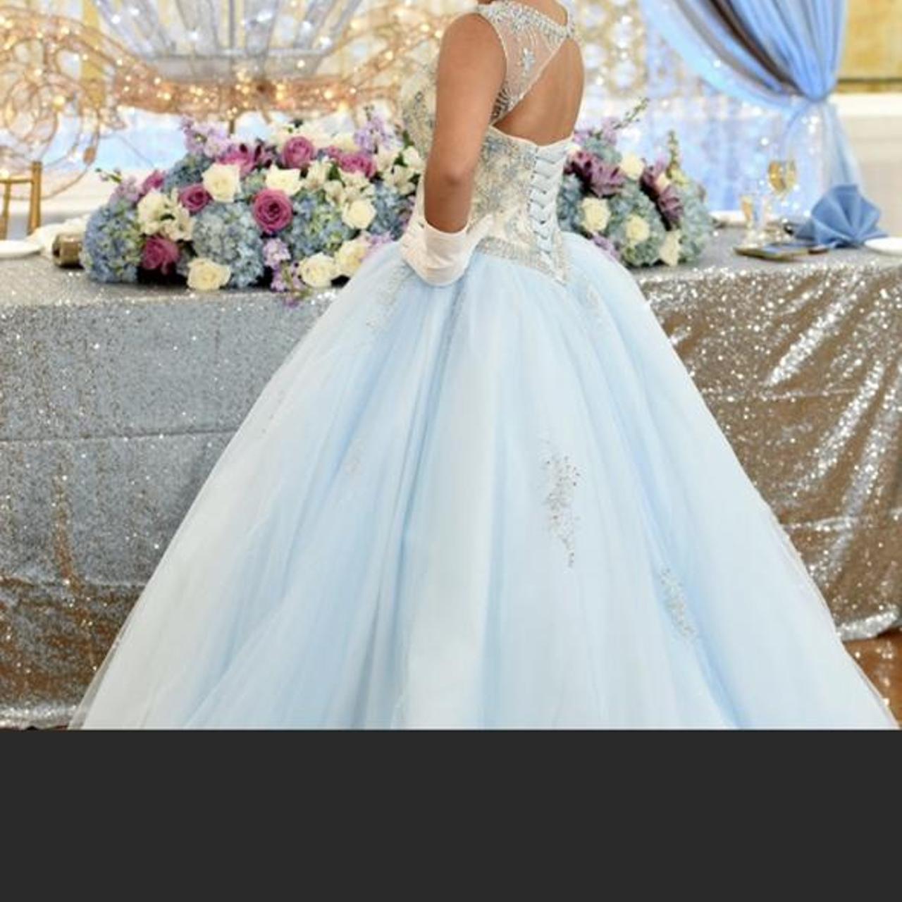 Beautiful Cinderella dress! Perfect for a quince or... - Depop