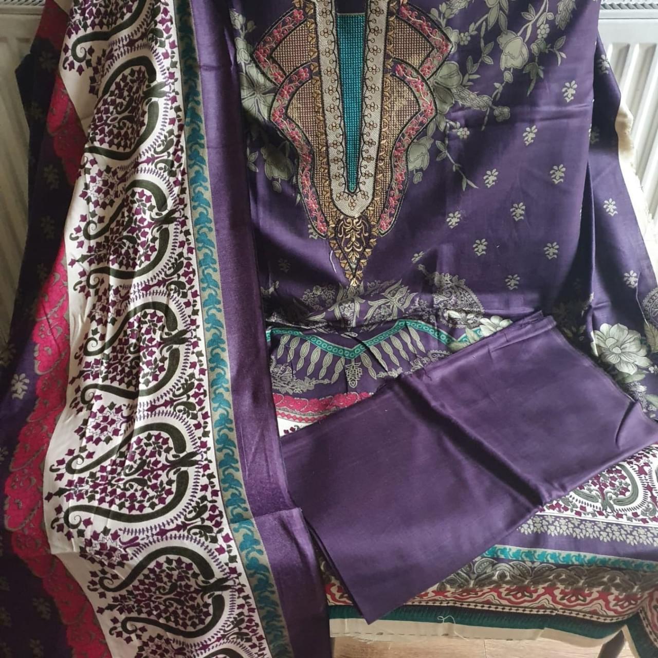 Beautiful khadar suit available to order. - Depop