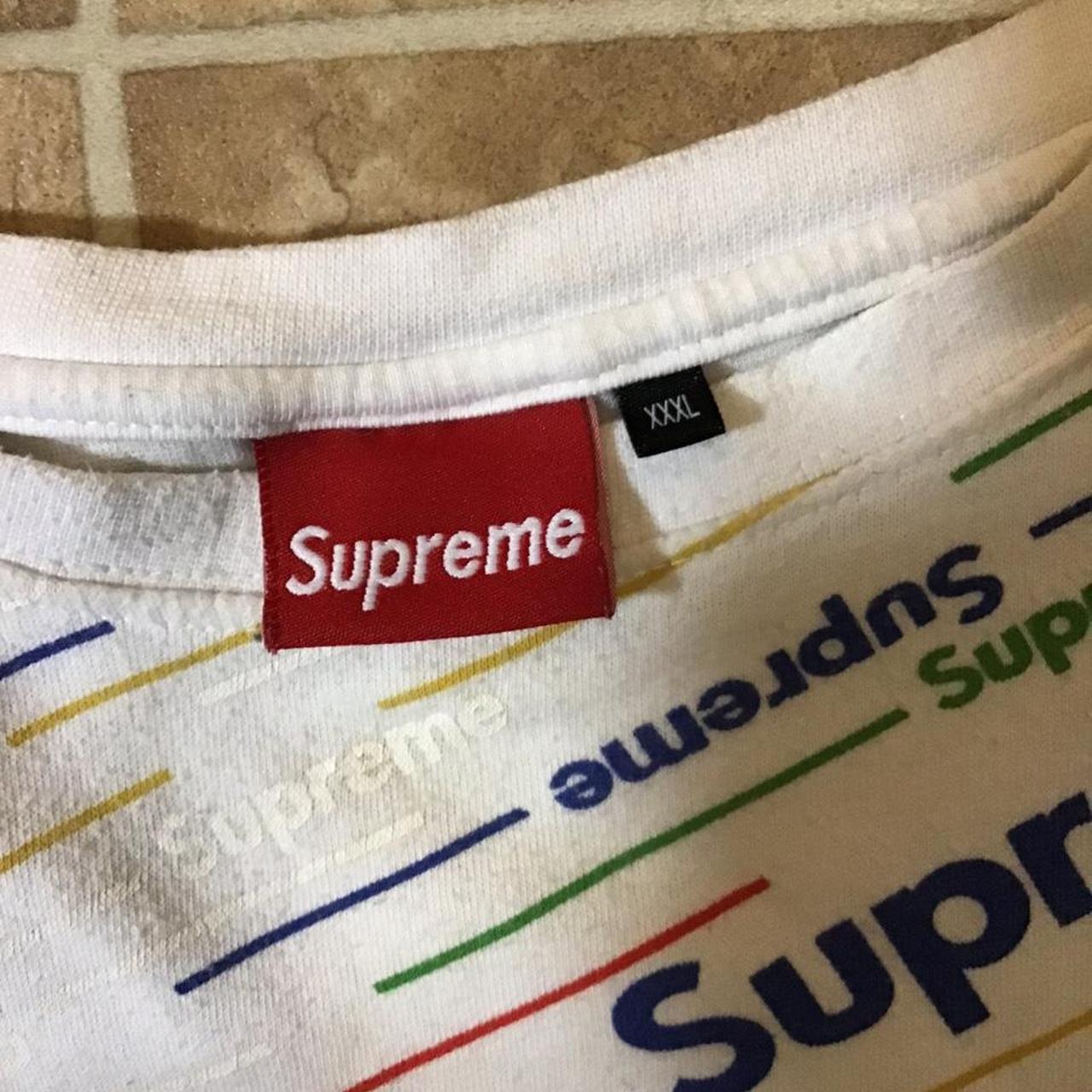 Supreme t shirt Mens size XXXL nice t shirt good... - Depop