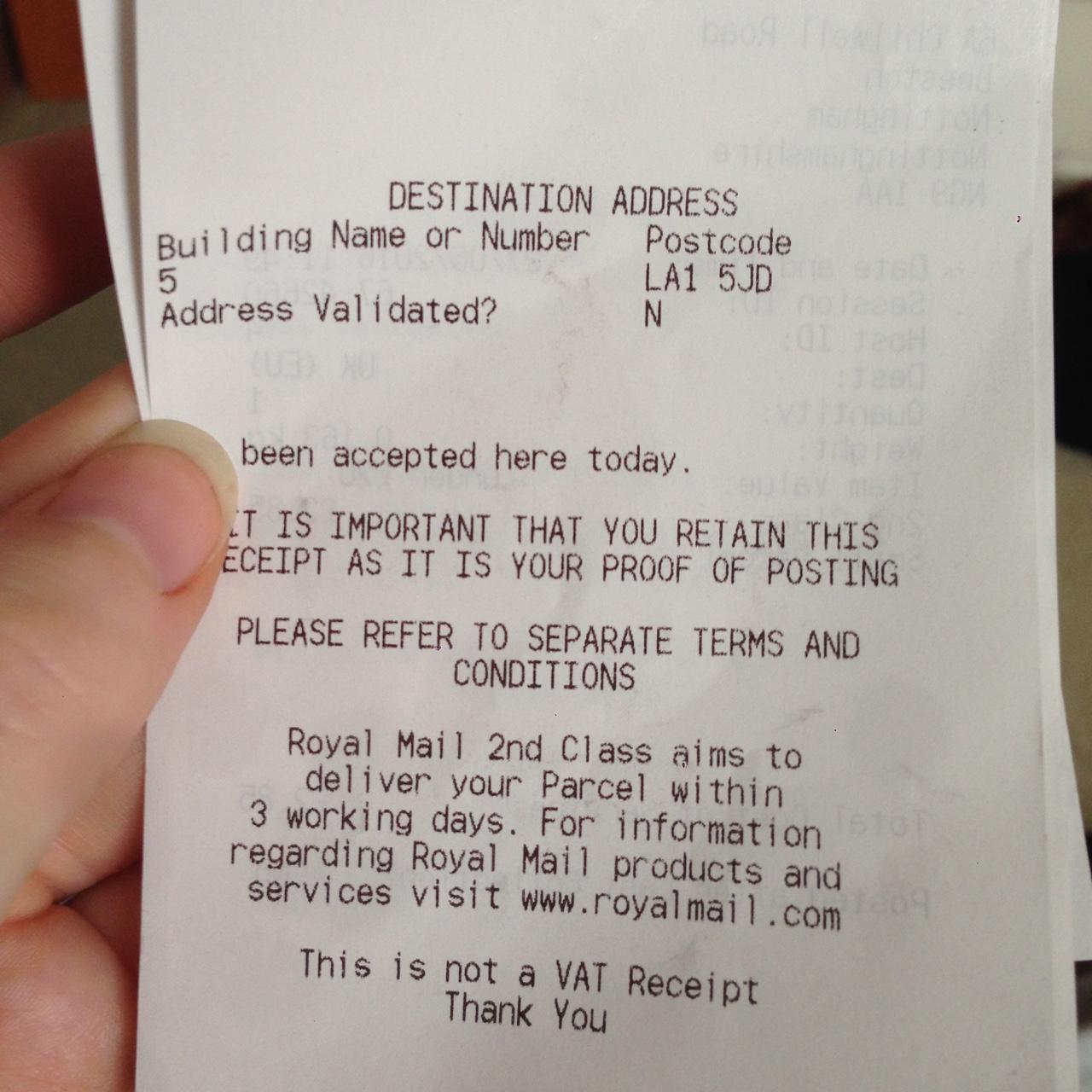 Proof of postage! @amberrose_7 @ellacruz... - Depop