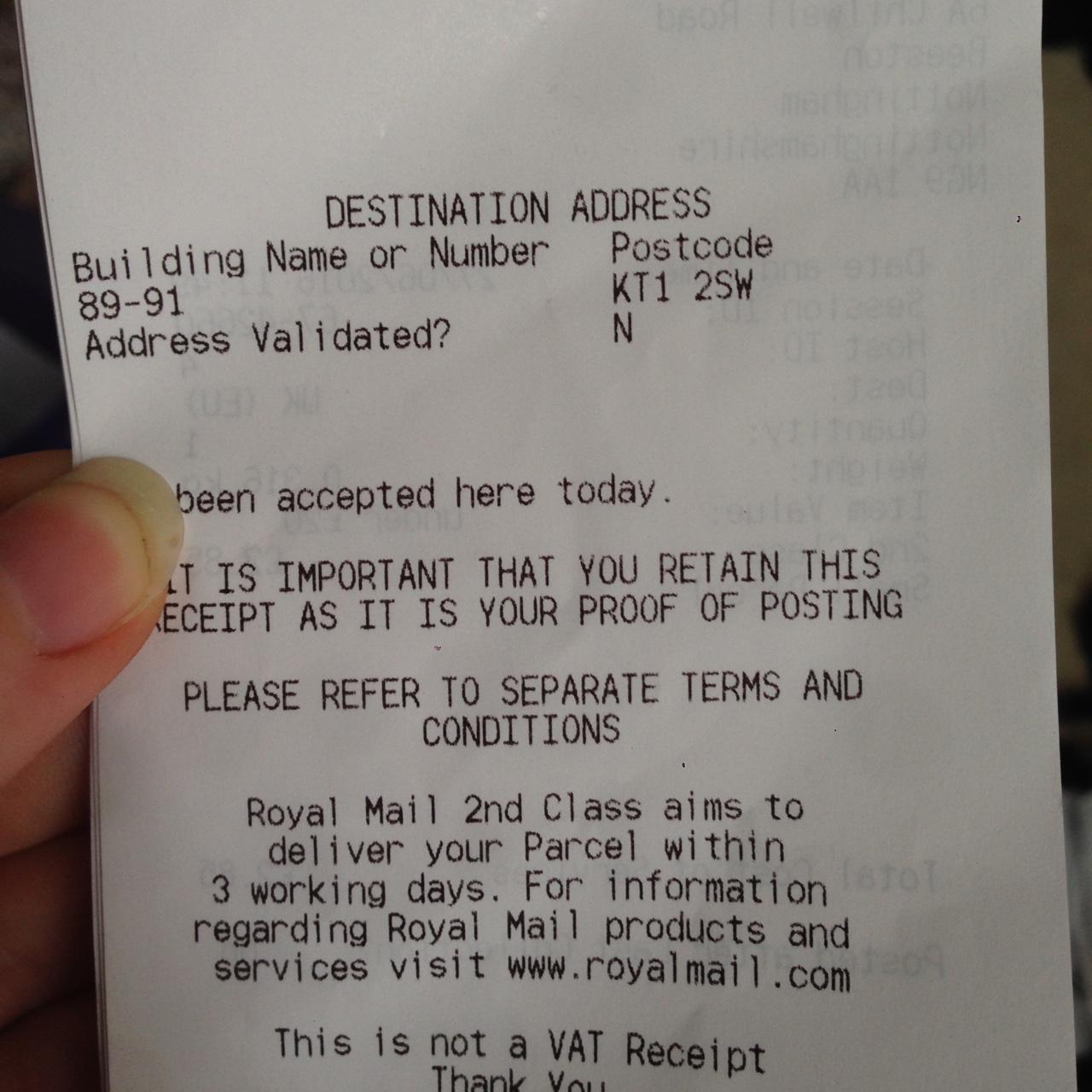 Proof of postage! @amberrose_7 @ellacruz... - Depop