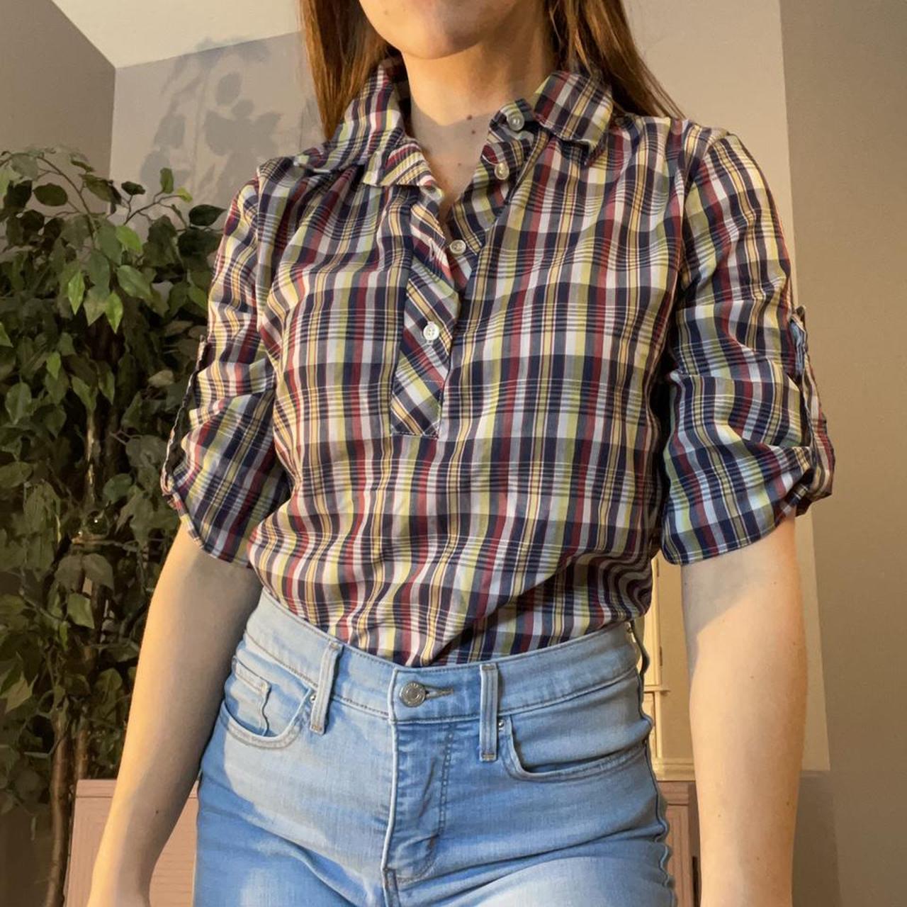 Vintage 50s flannel Joy Taylor size 12 top This was... - Depop