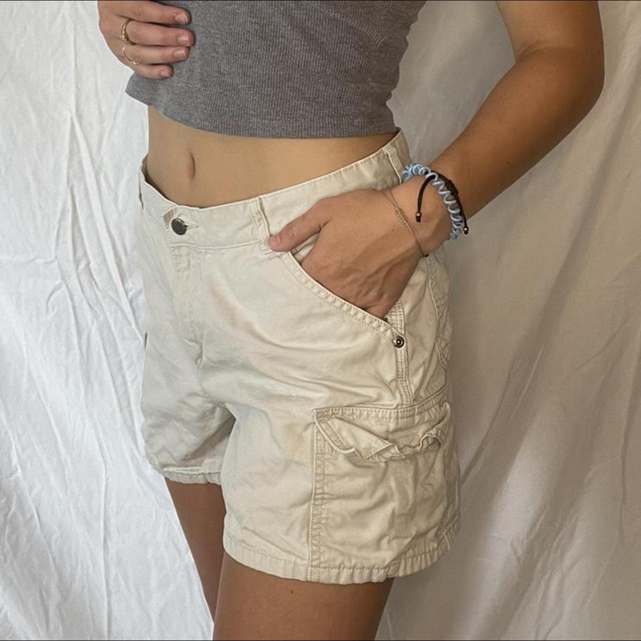 Riders cargo shorts Labeled size 12M Waist:... - Depop