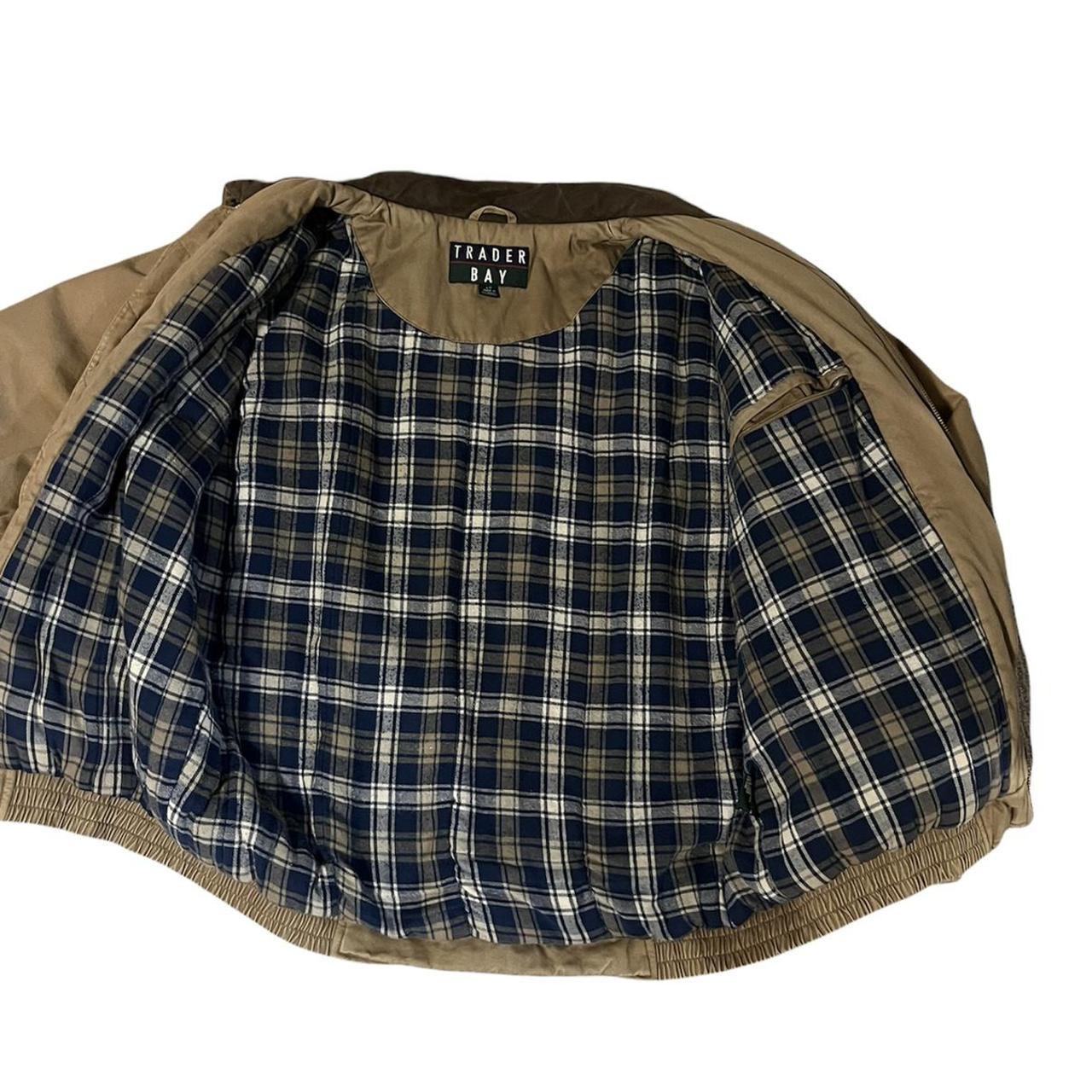 Tan mocha jacket traderbay street wear #workwear... - Depop