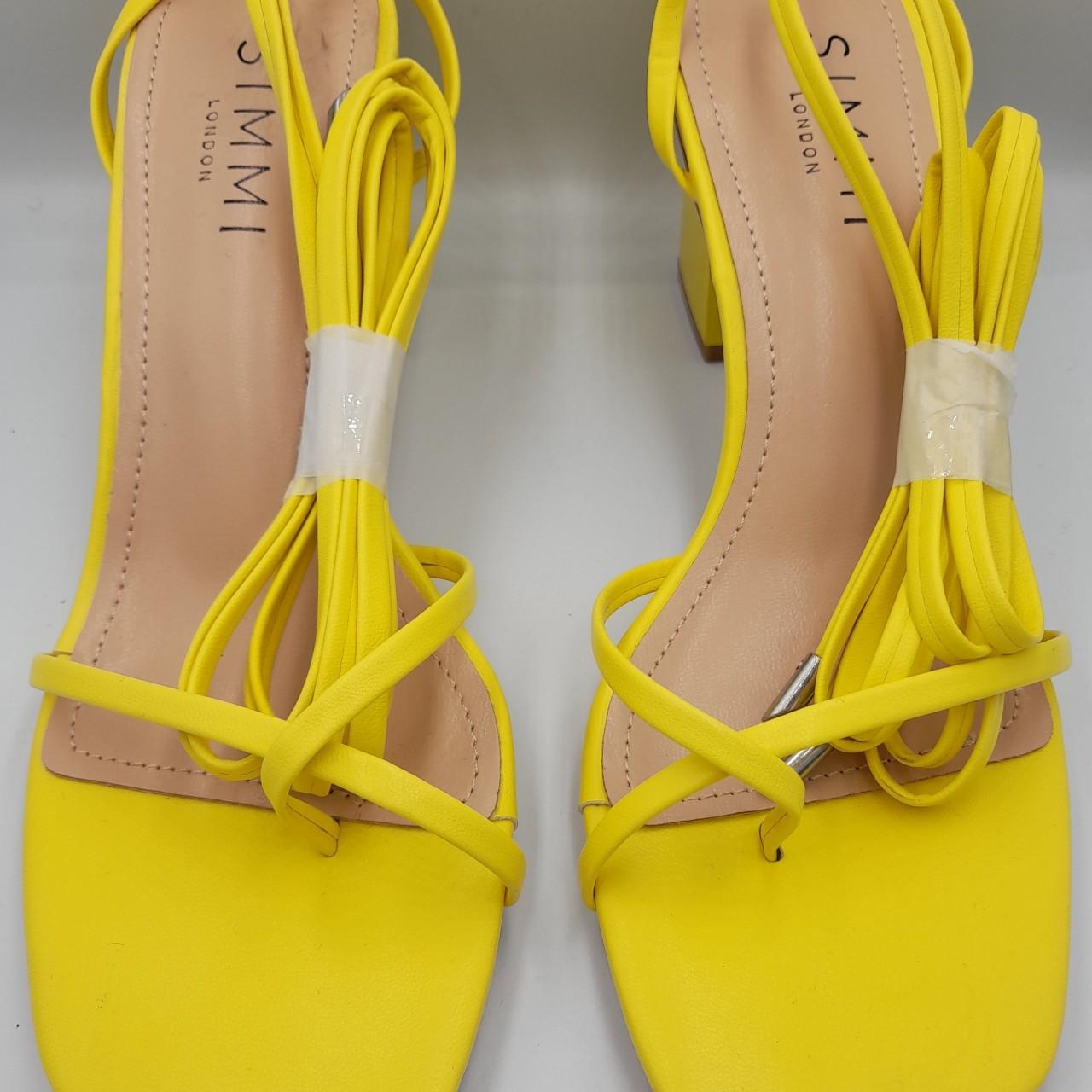 Simmi Women's Yellow Courts | Depop