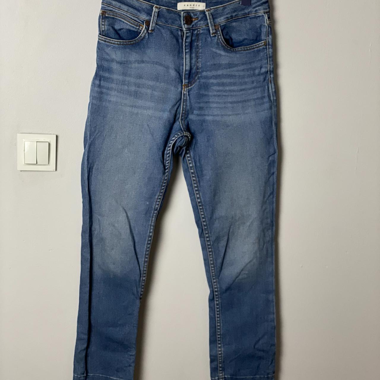 Sandro Women's Blue Jeans | Depop