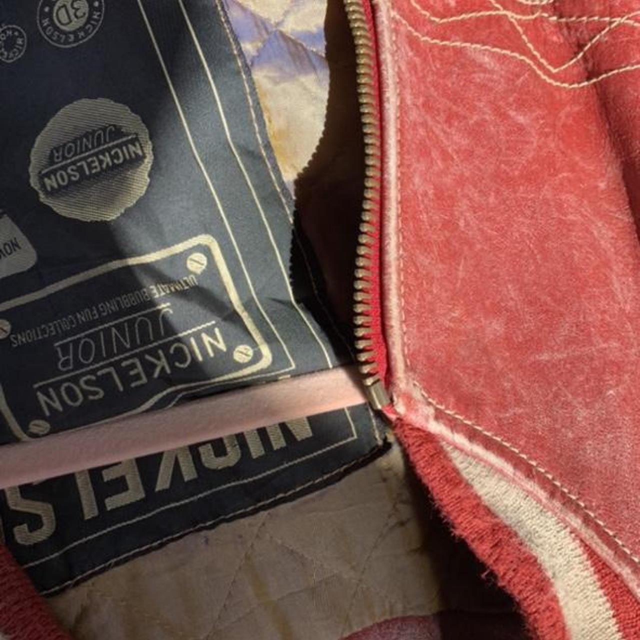 nickelson 50s red leather jacket! vintage from the... - Depop