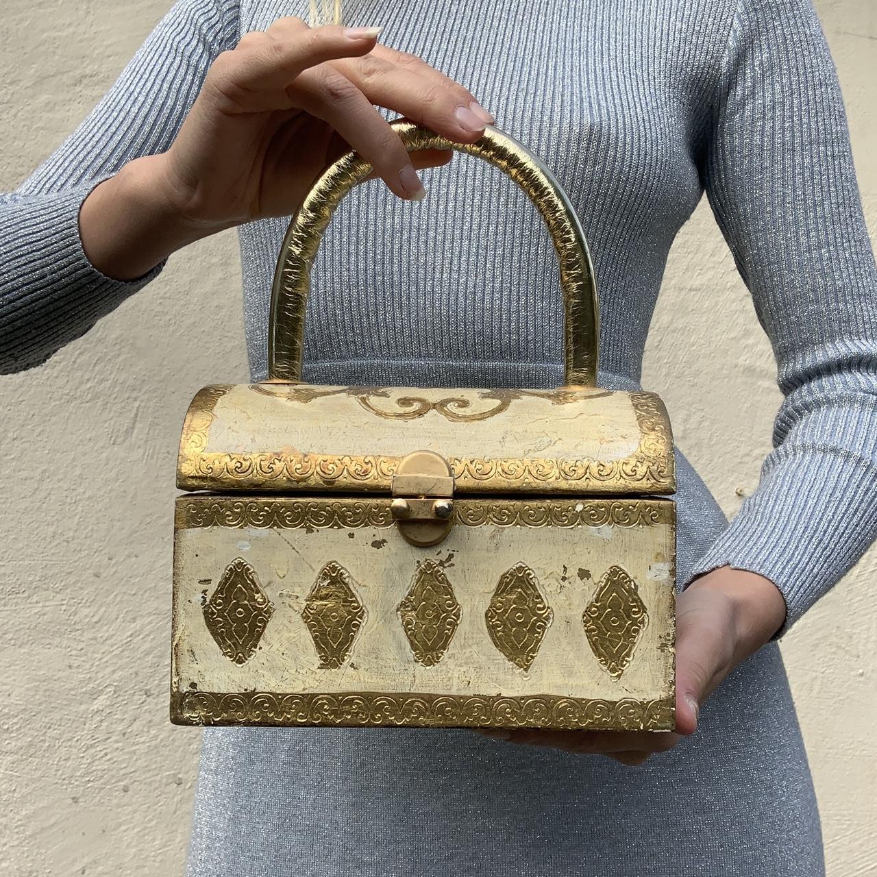 1950s trunk purse. 😍 Height: 5 Width: 6 Depth:... - Depop