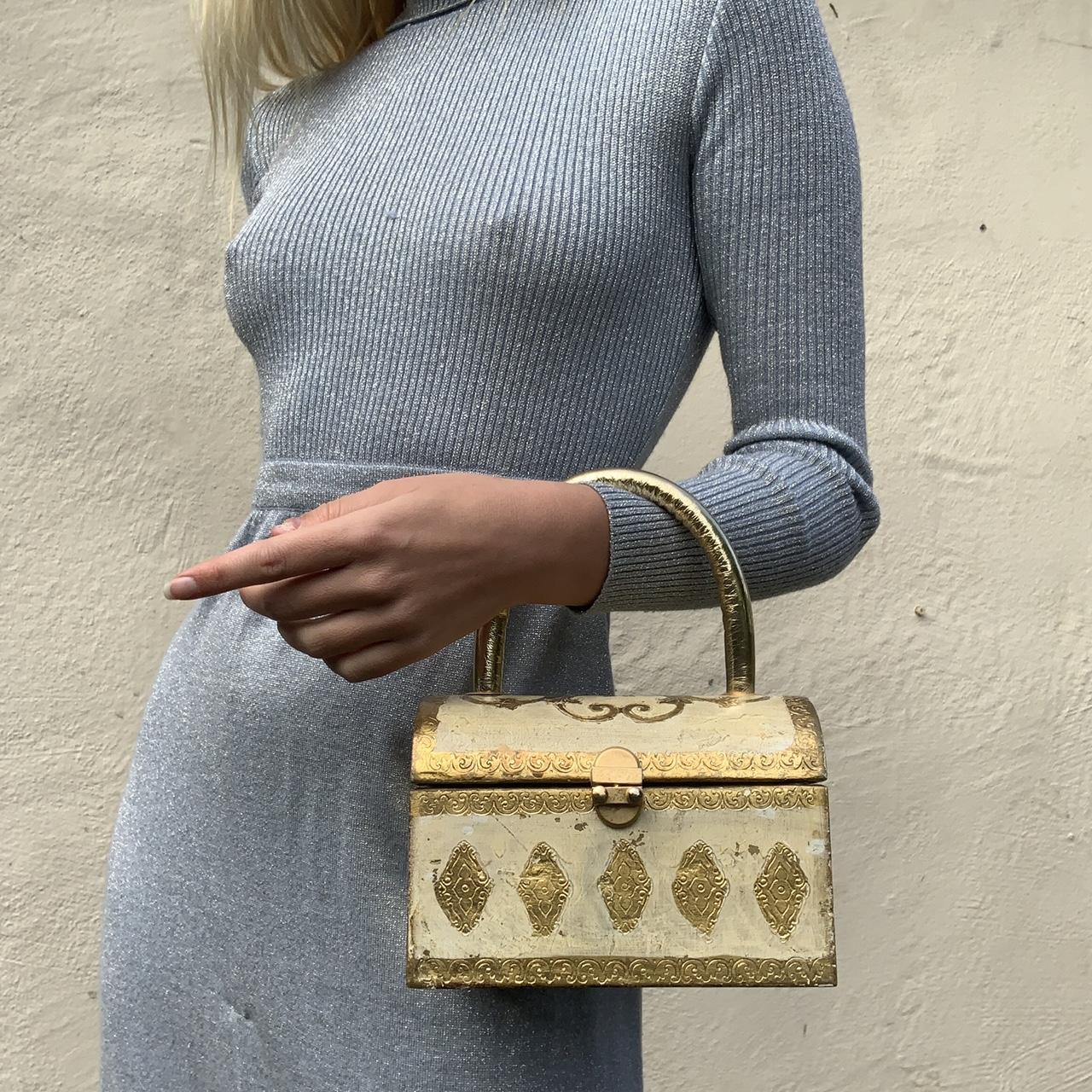 1950s trunk purse. 😍 Height: 5 Width: 6 Depth:... - Depop