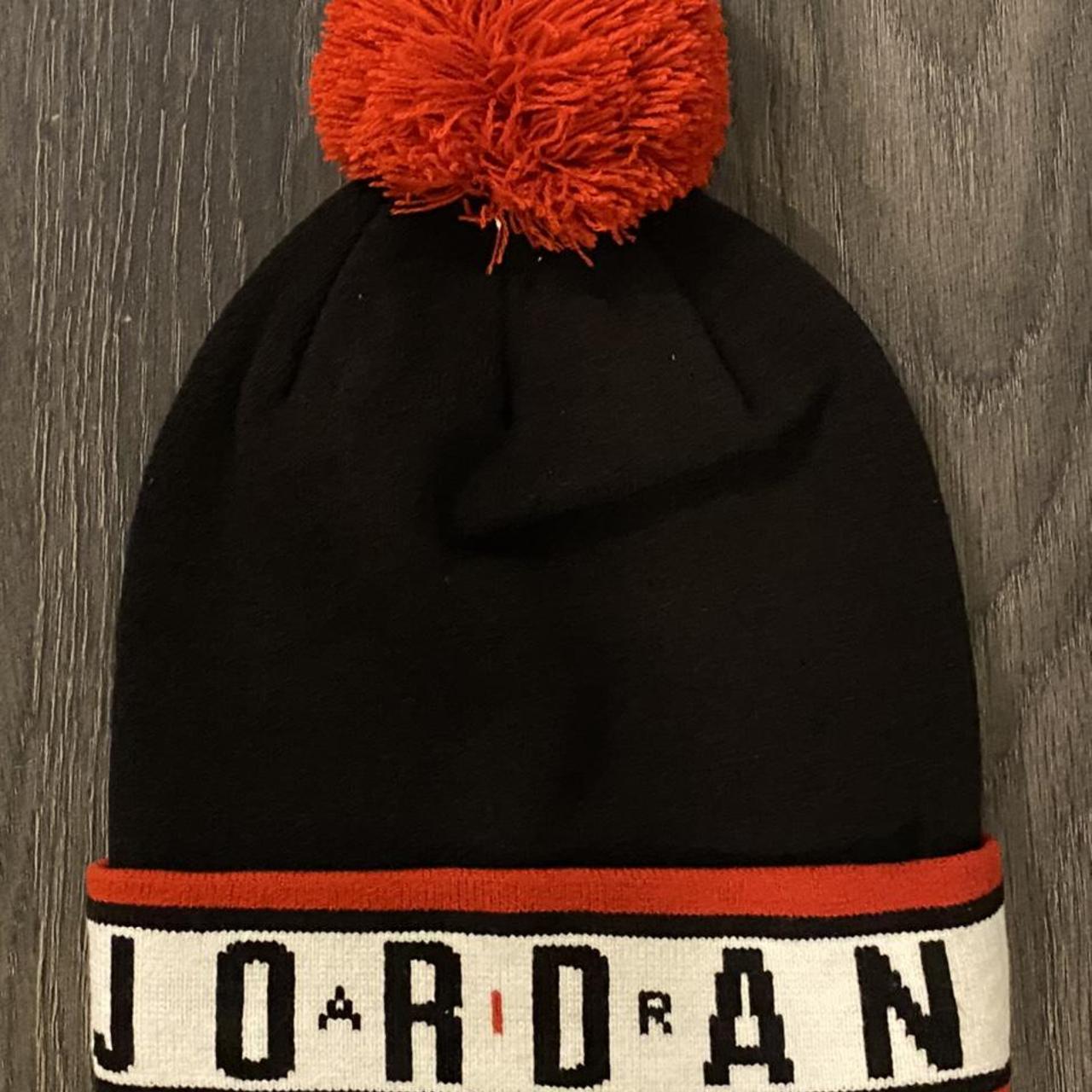 Brand new Nike Air Jordan Beanie cuffed Pom Winter Hat - Depop