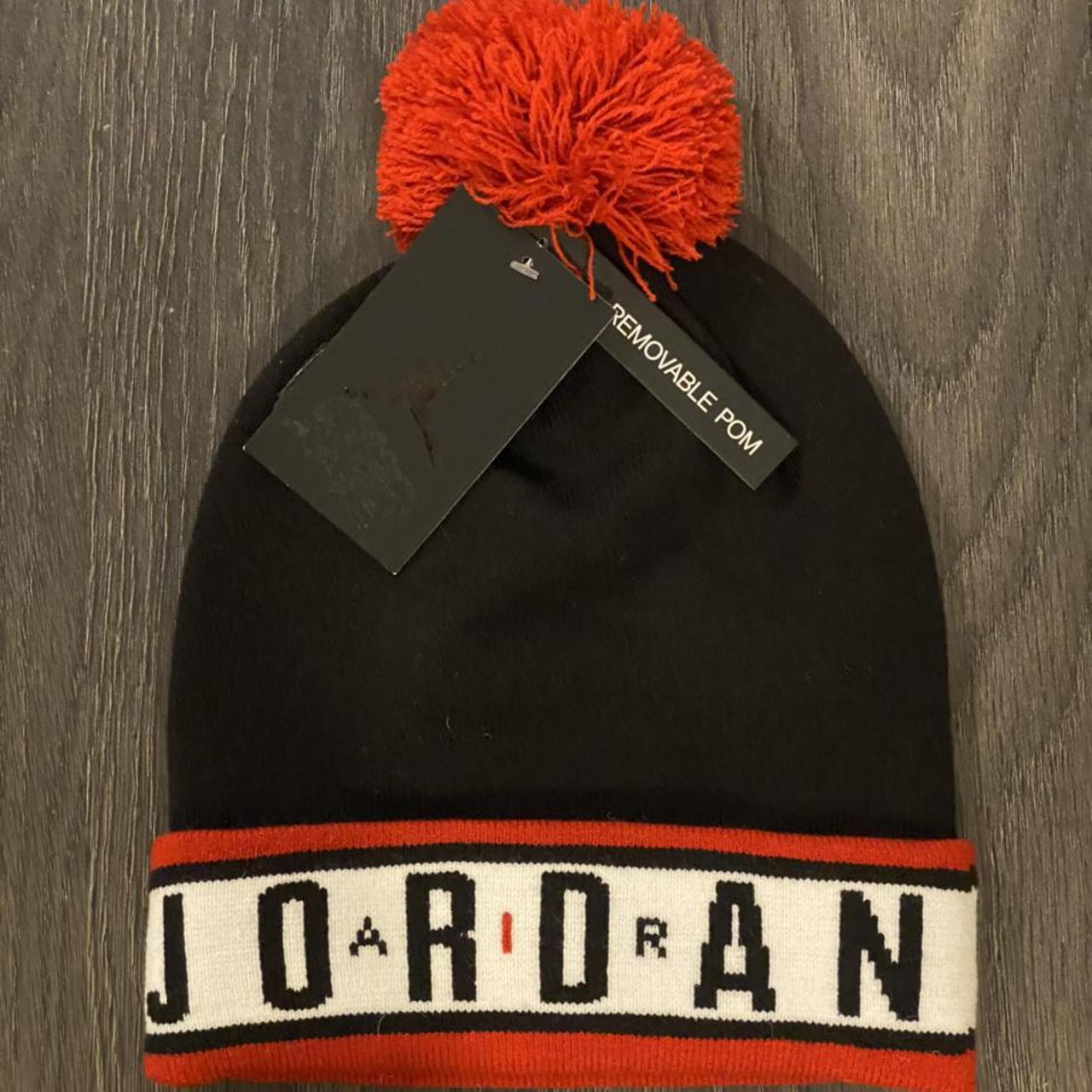 Brand new Nike Air Jordan Beanie cuffed Pom Winter Hat - Depop