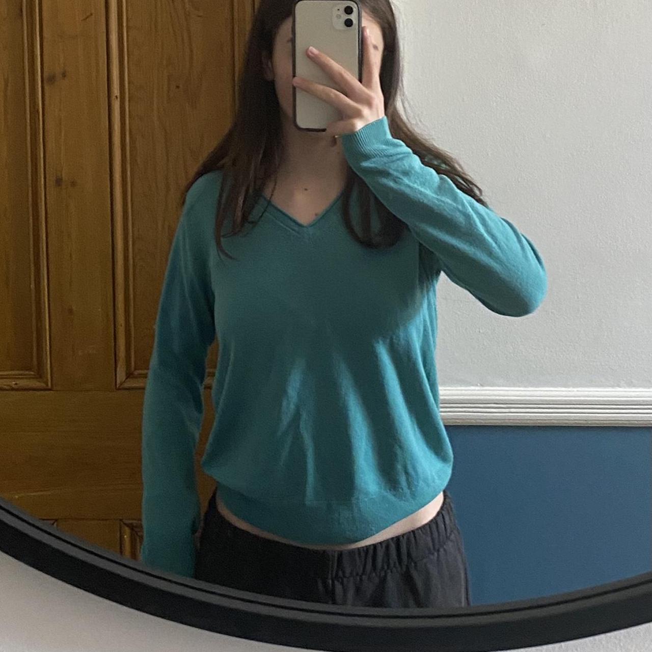 Women's Blue Jumper | Depop