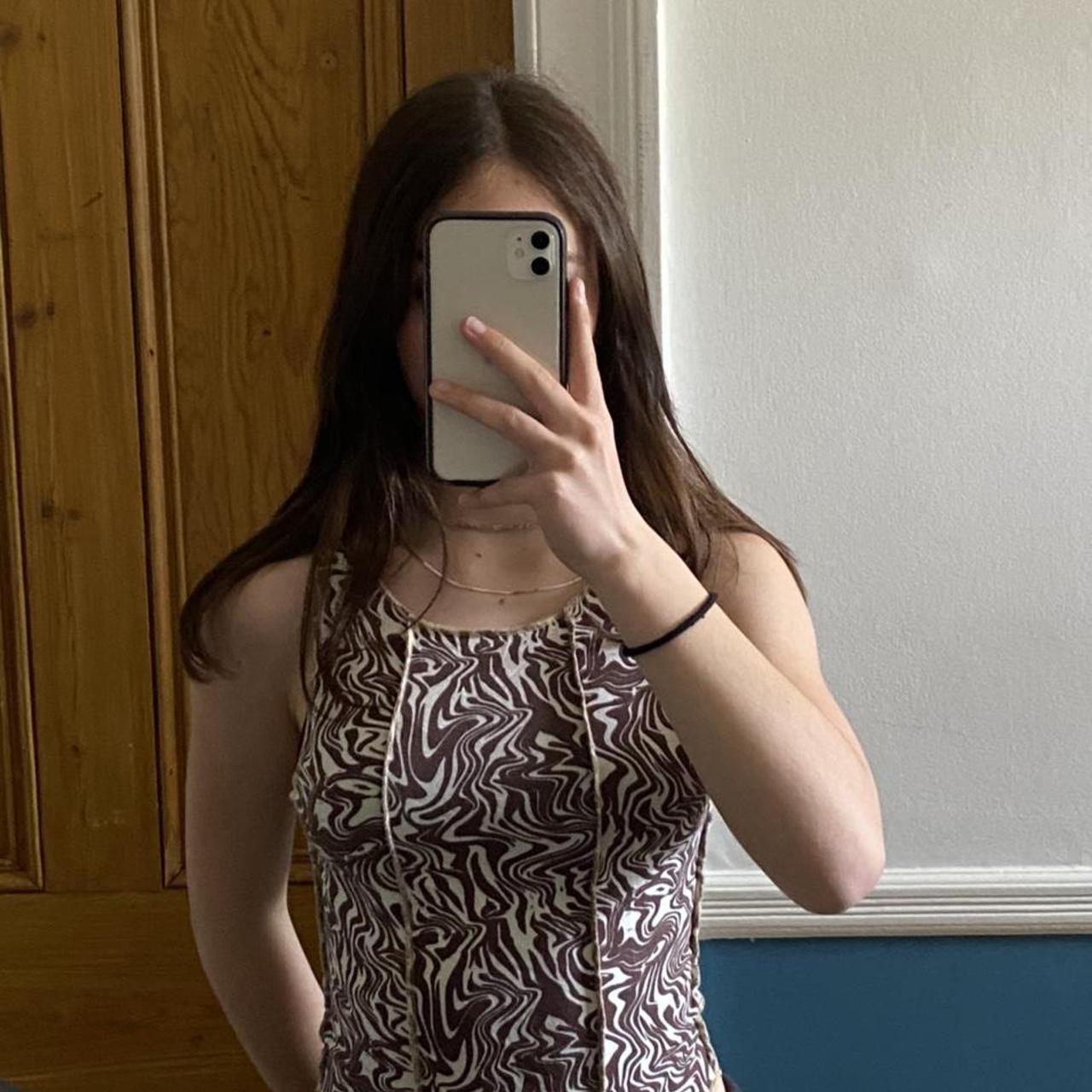 subdued top amazing pattern perfect for summer would... - Depop