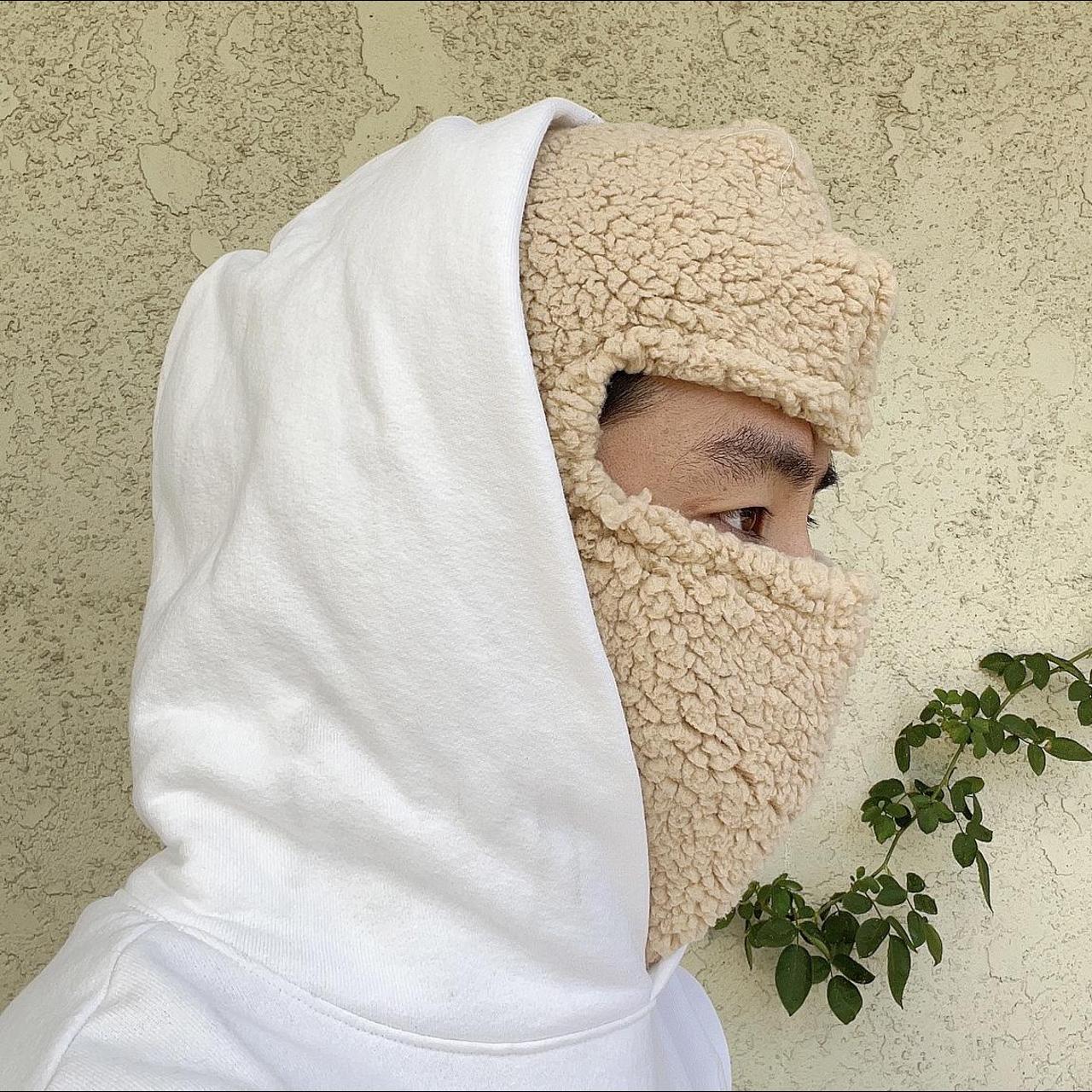 Desert Sand Ski Mask High quality light tan Sherpa... - Depop