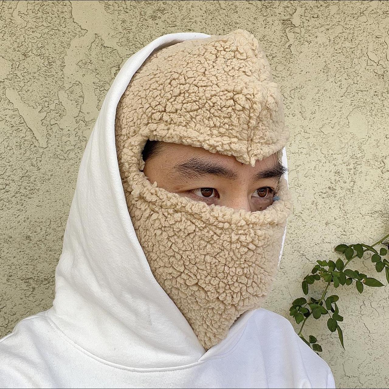 Desert Sand Ski Mask High quality light tan Sherpa... - Depop