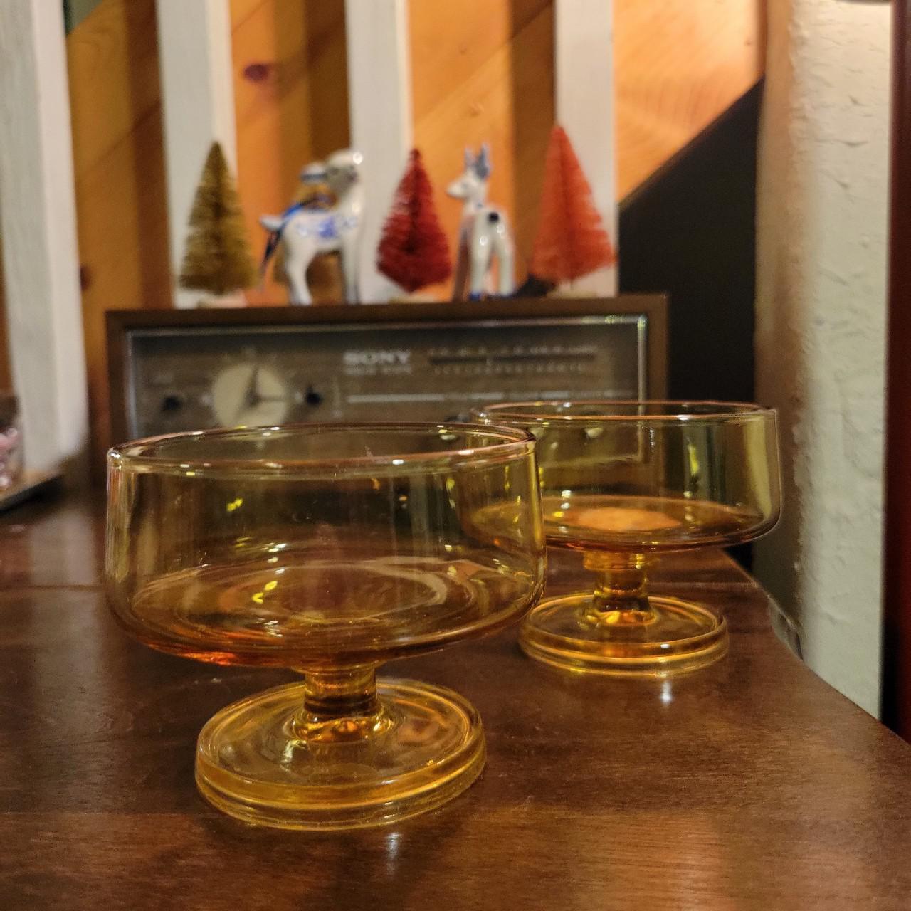 Amber Goldie Cocktail | Sherbert Glass Set... - Depop