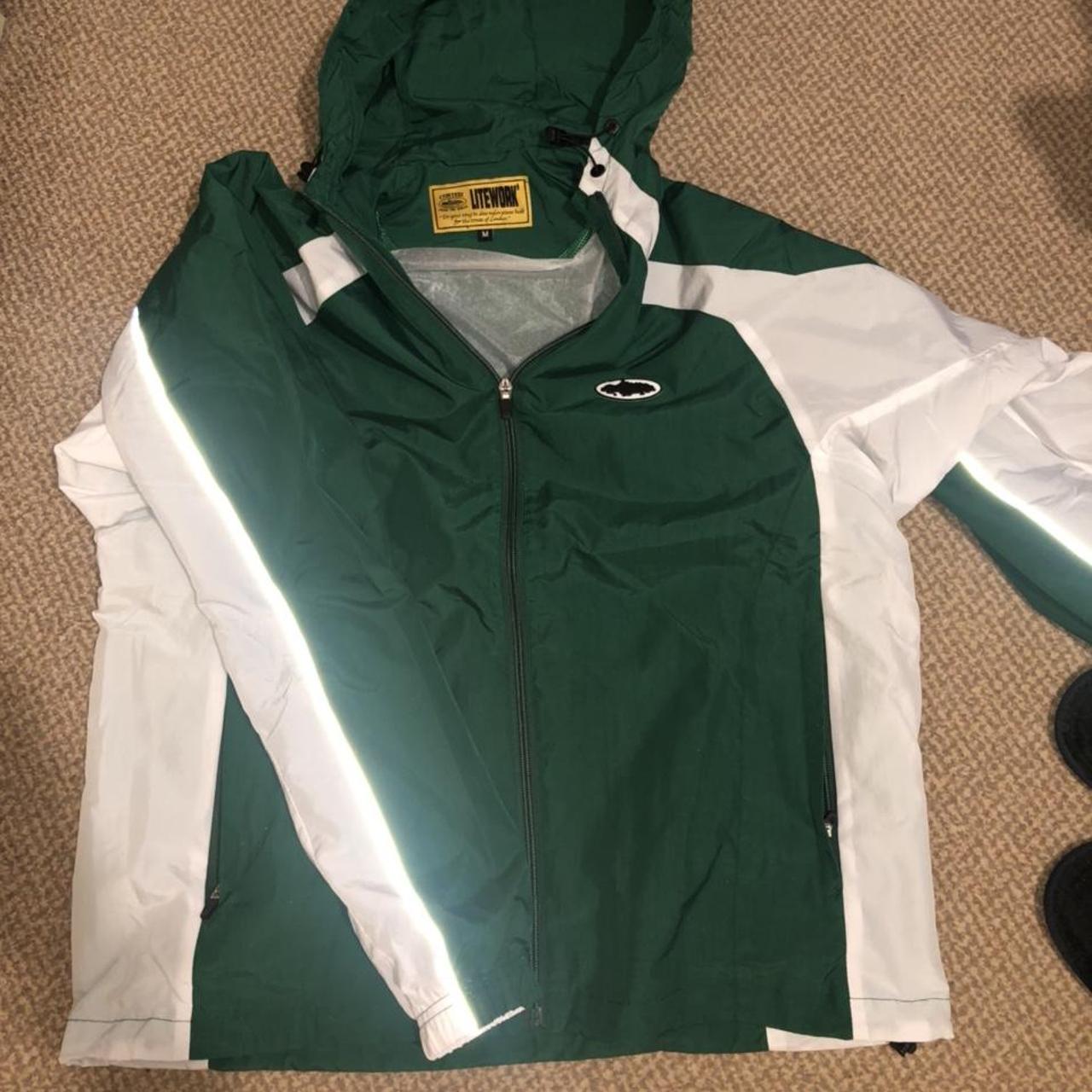 !!!SOLD!!! Cortiez Green Spring Jacket Size... - Depop